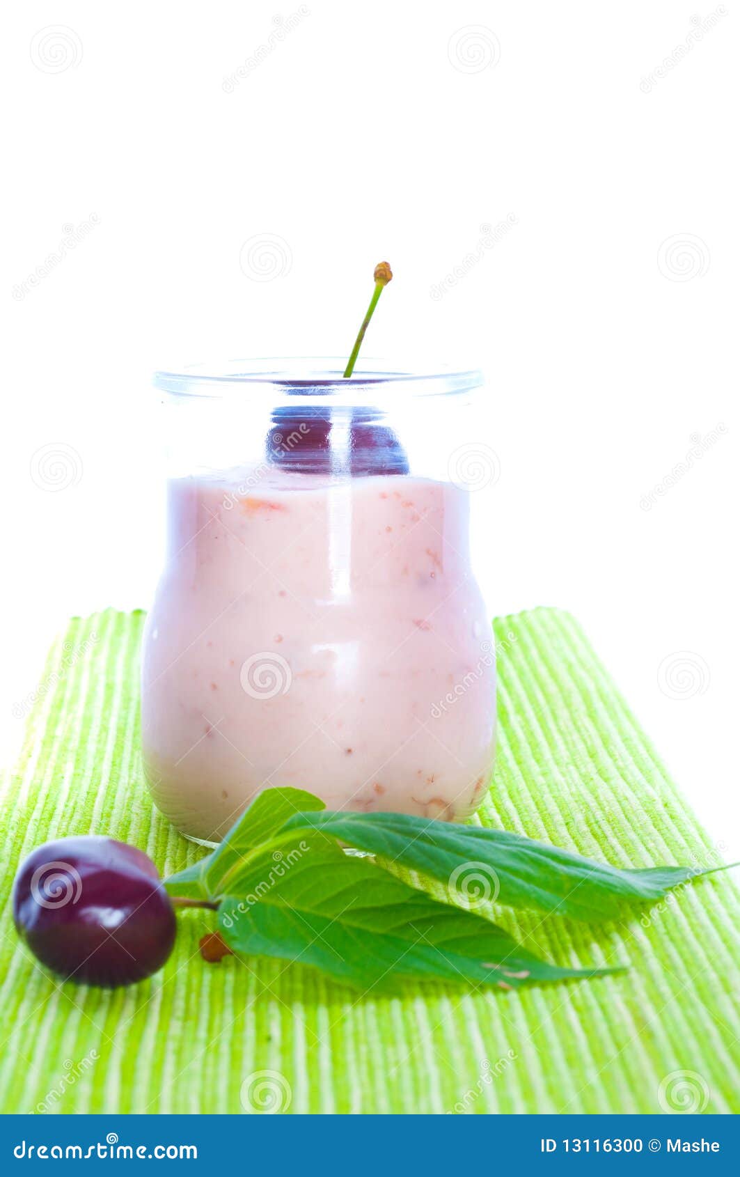Fresh natural yoghurt stock photo. Image of protein, yogurt - 13116300