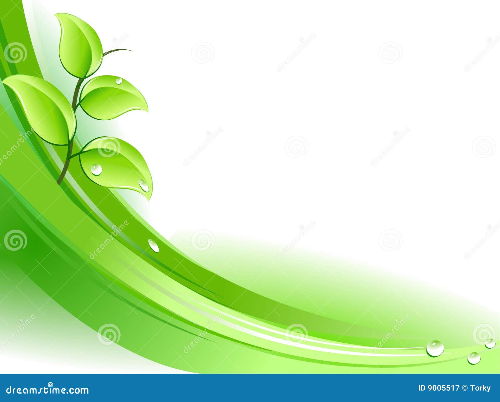 Fresh nature background stock vector. Illustration of floral - 9005517