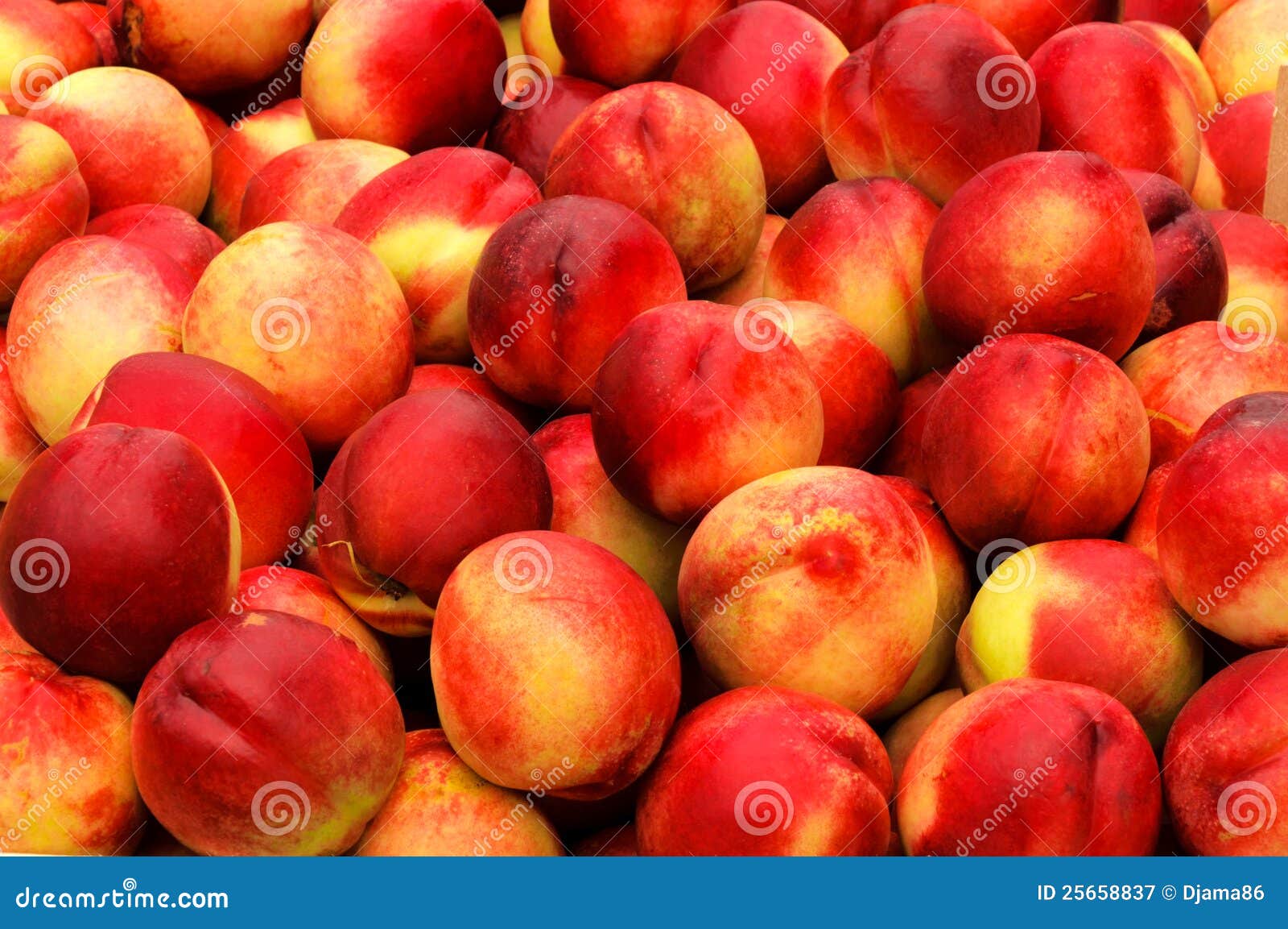Fresh nectarines stock image. Image of display, healthy - 25658837