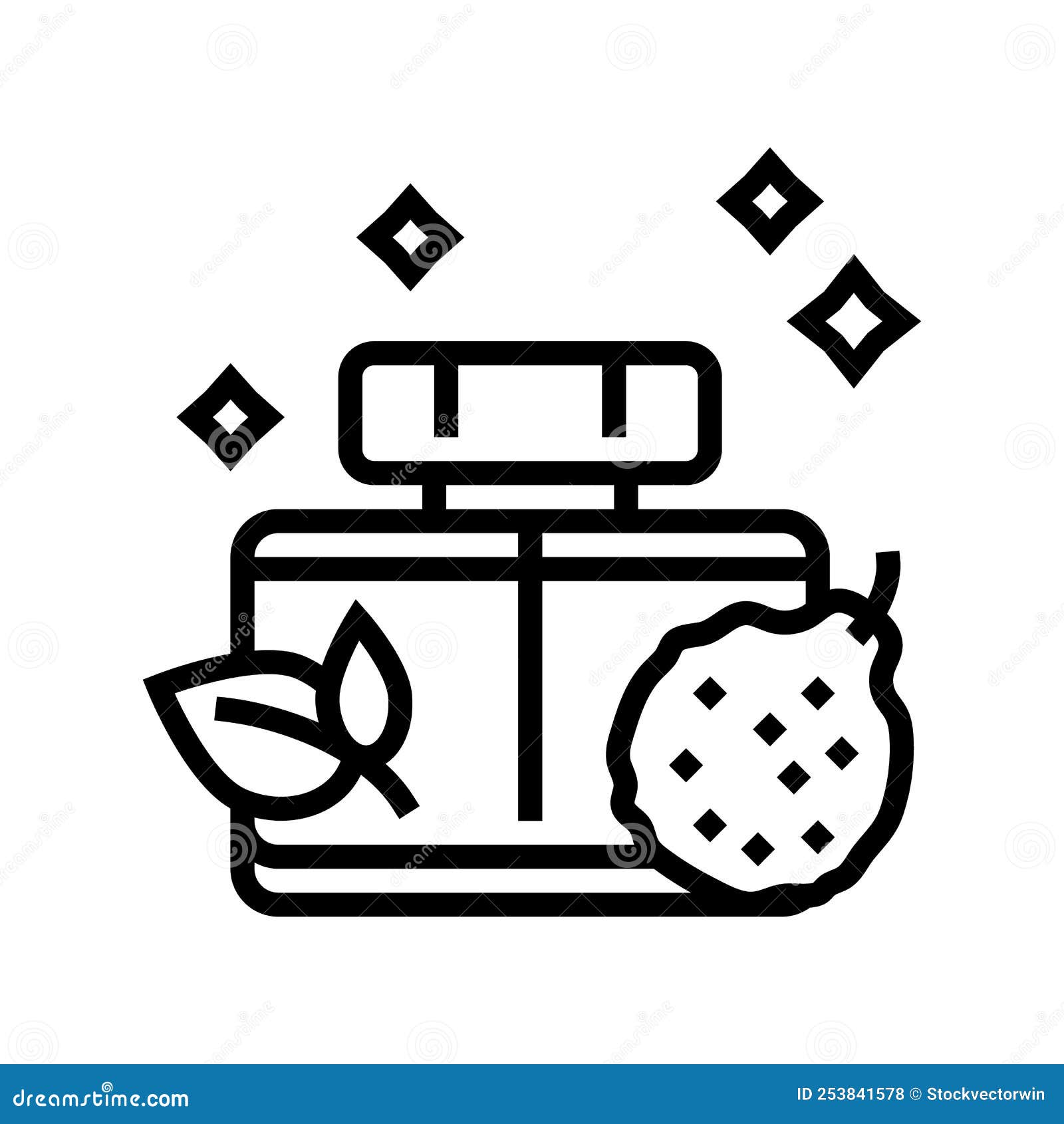 Fresh Notes Perfume Line Icon Vector Illustration Stock Vector ...