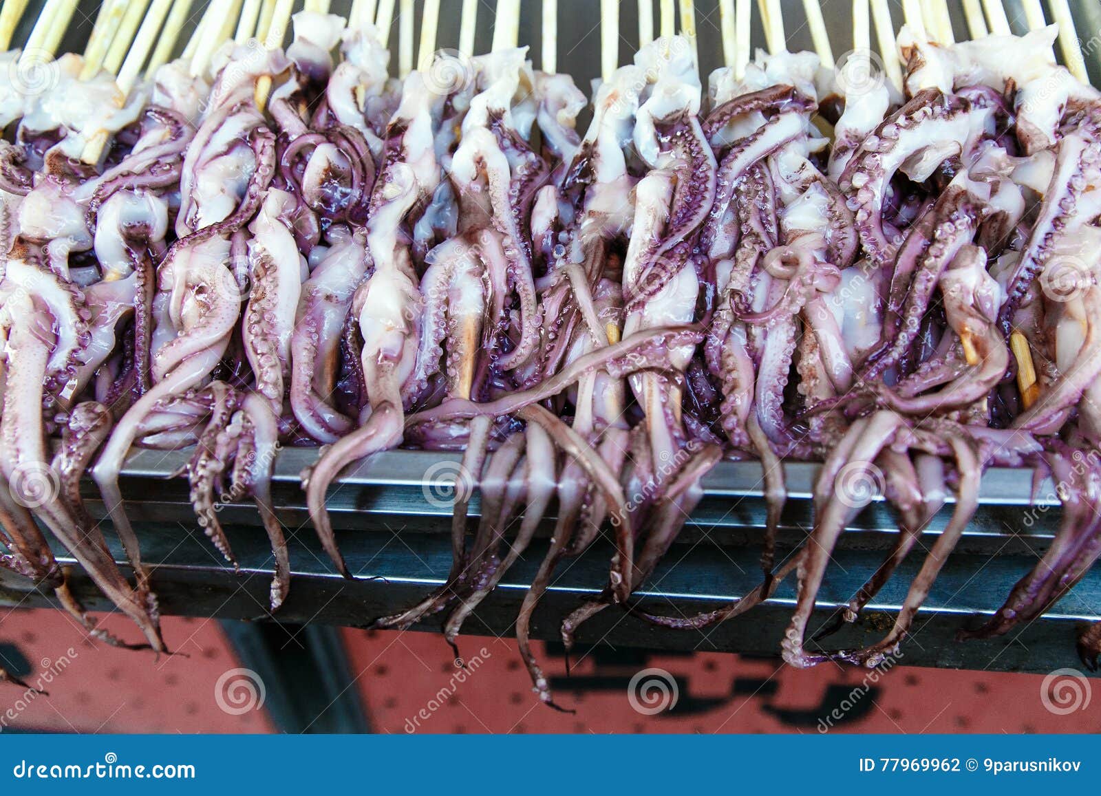Fresh Octopus - the Local Refreshment Specialities in China, Stock ...