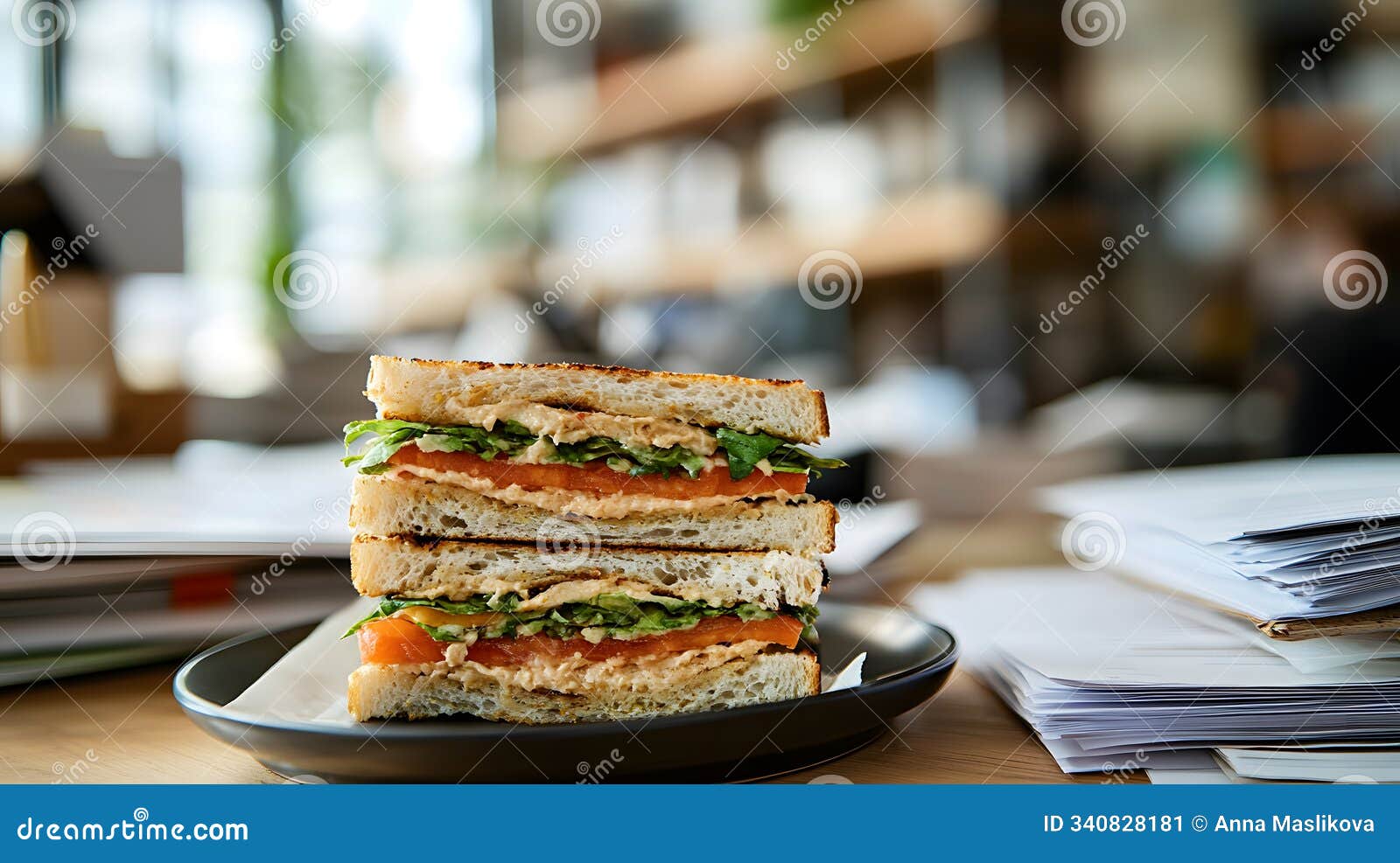 Creative Sandwich With Pastel Smoke Background Royalty-Free Stock ...