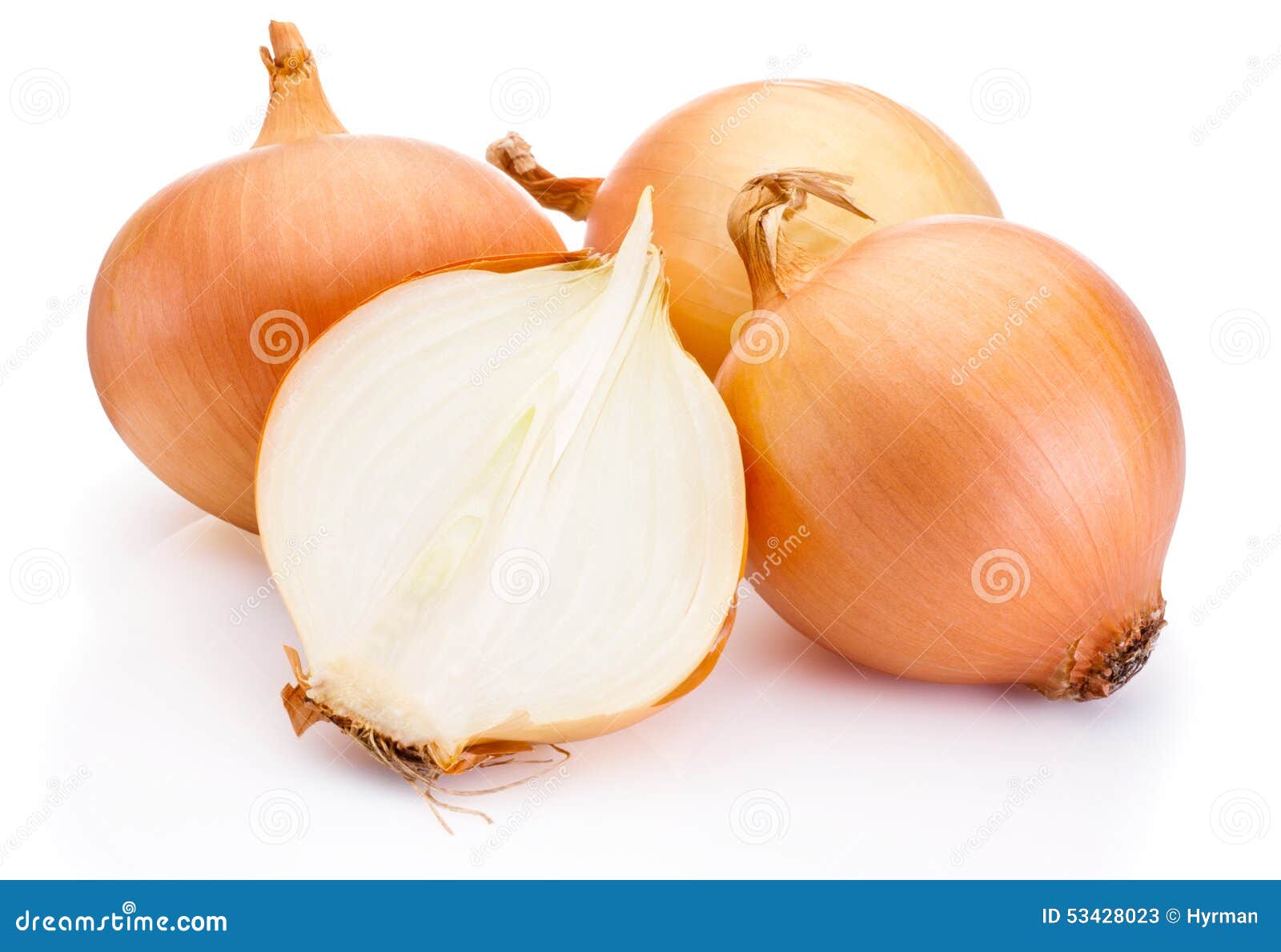 Fresh Onion Falling Into Clear Water Splash And Ripple Isolated On ...