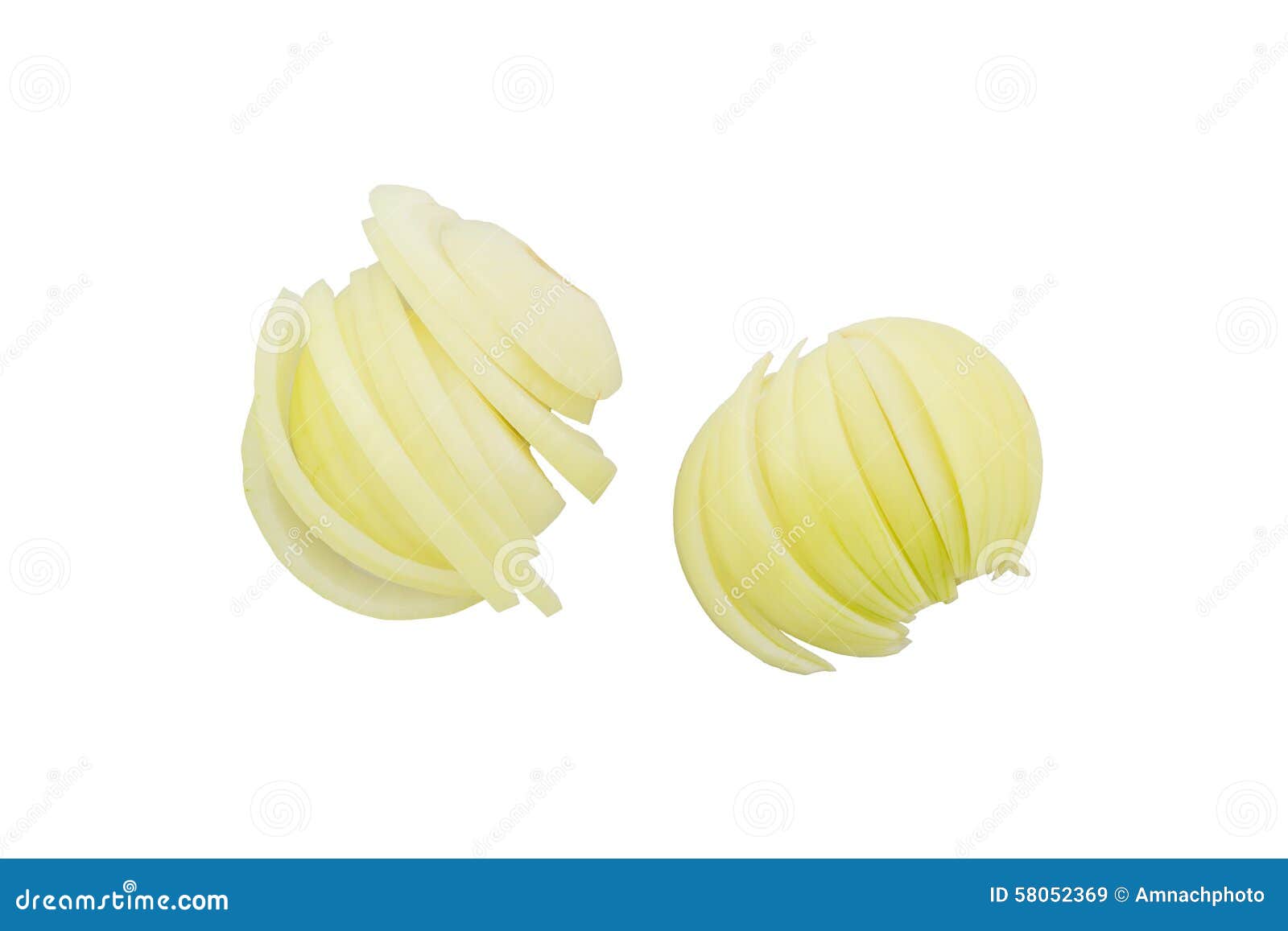 Fresh onion slices. stock image. Image of isolated, slice - 58052369