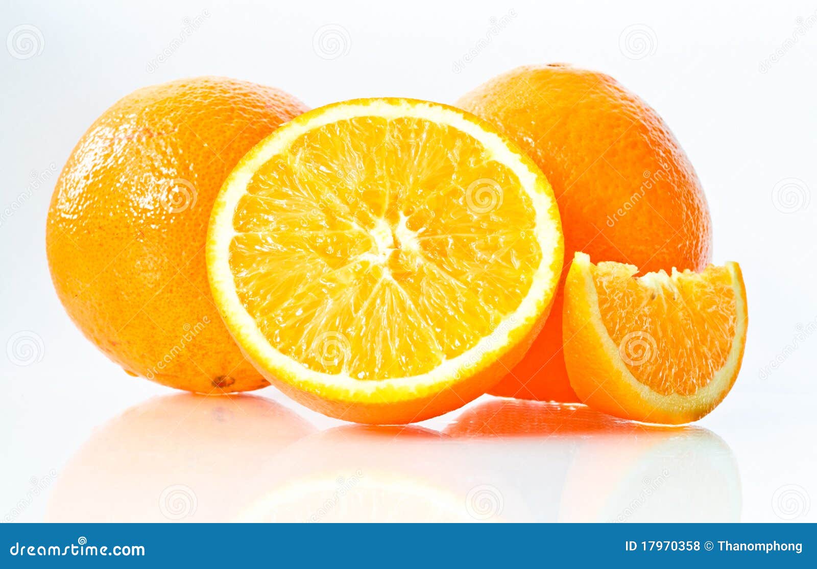Fresh Orange stock photo. Image of isolation, macro, nature - 17970358