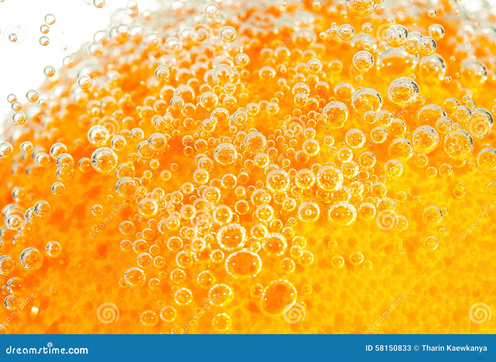 Fresh orange with bubbles stock image. Image of antioxidant - 58150833