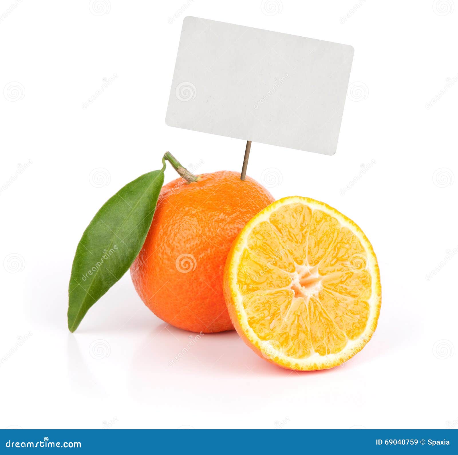 Fresh Orange Fruit with Blank Price Tag Stock Image - Image of vitamins ...