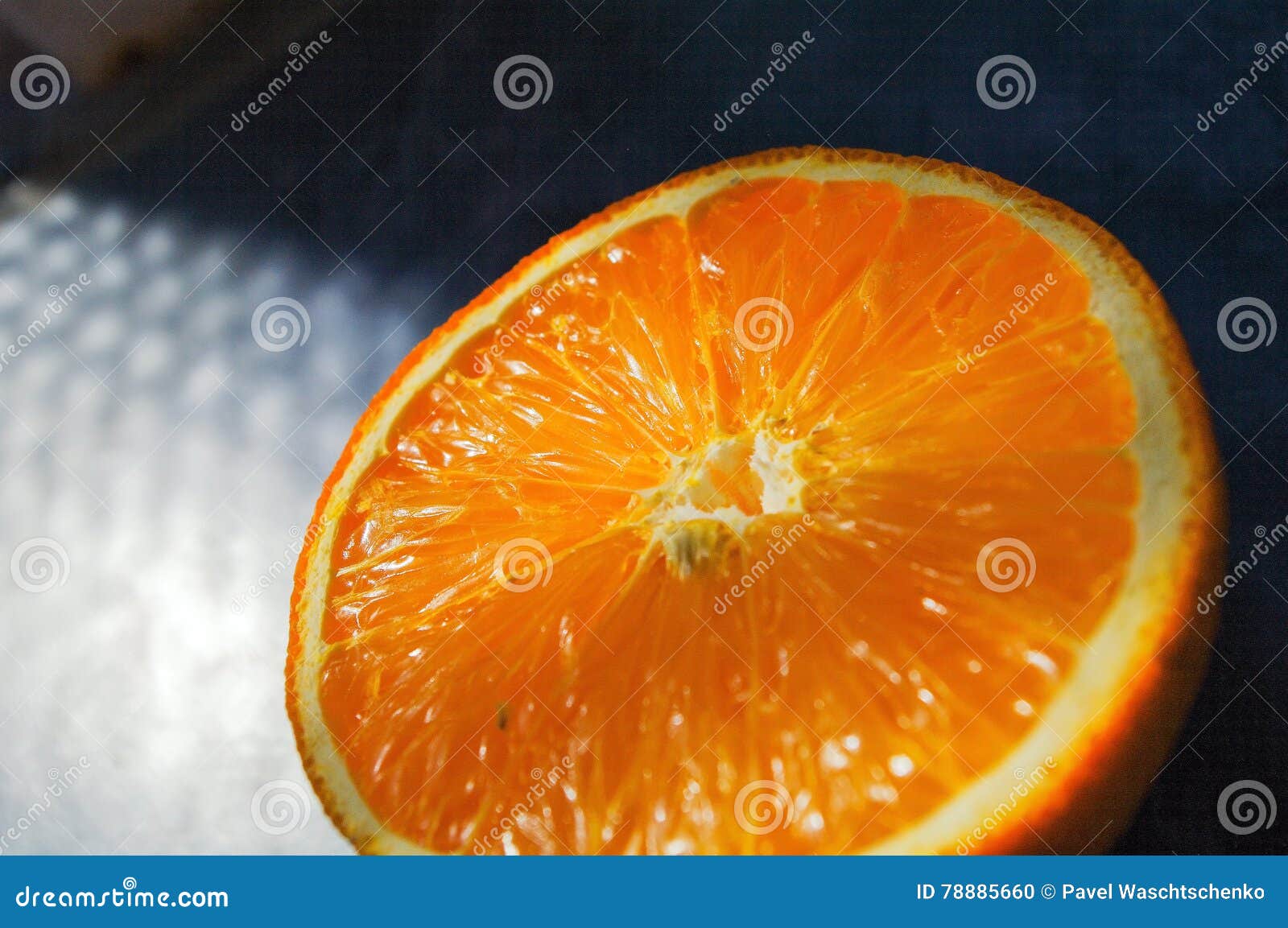 Fresh Orange Halved in Closeup, Oranges Cut in Half Stock Photo - Image ...