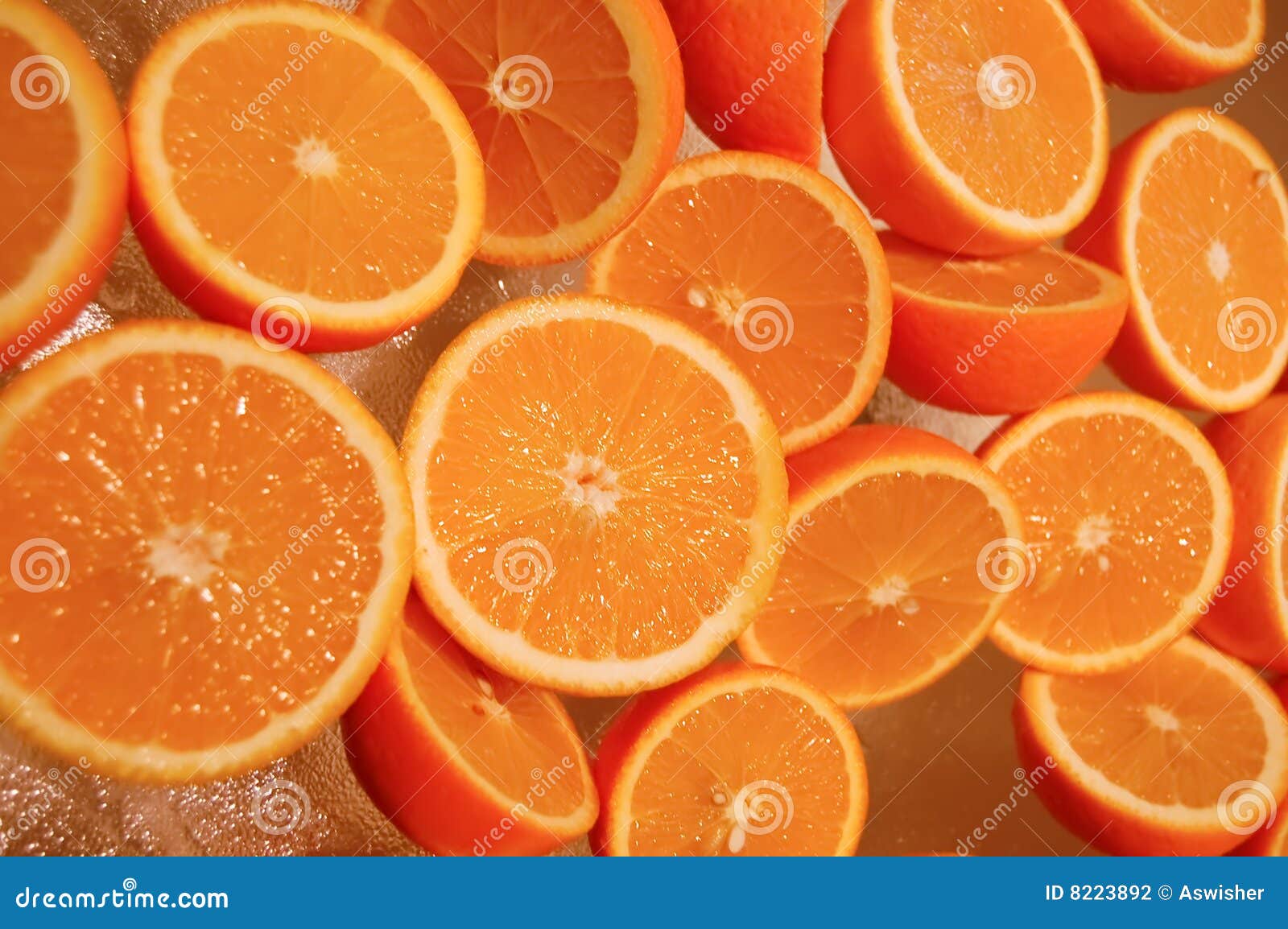 Fresh Orange Halves stock photo. Image of fresh, picked - 8223892