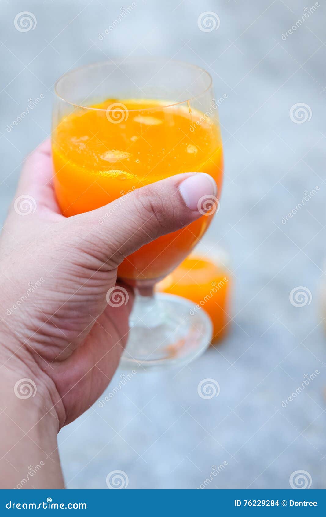 Fresh orange juice stock photo. Image of human, finger - 76229284