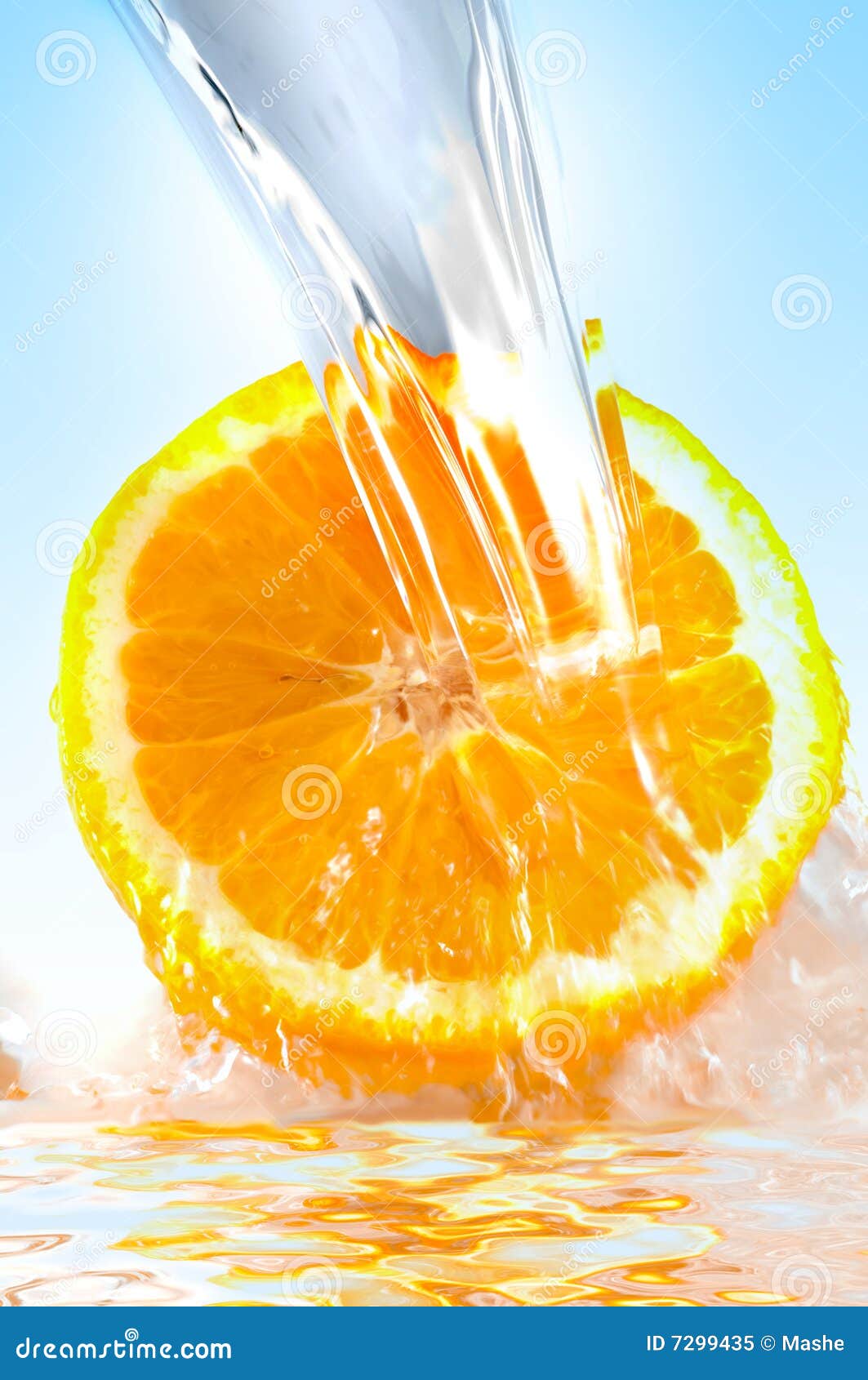 Fresh orange jumping stock image. Image of aqua, live - 7299435