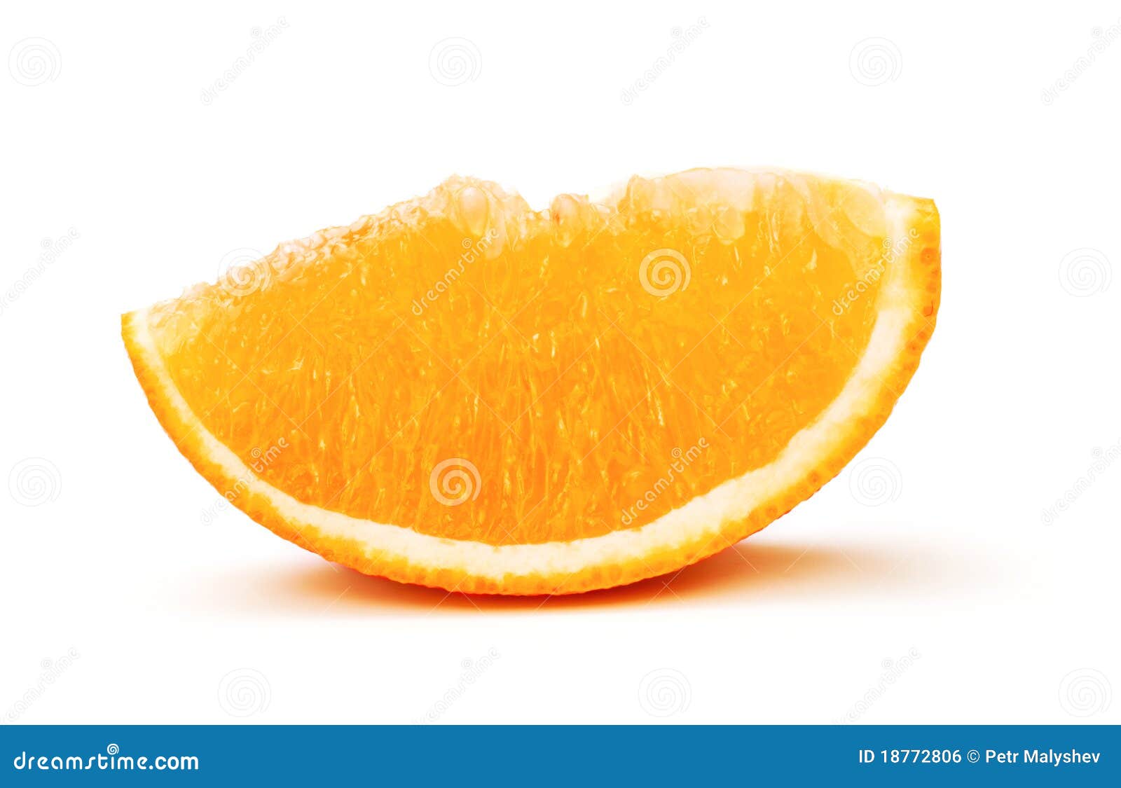 Fresh Orange Slice stock photo. Image of fresh, isolated - 18772806