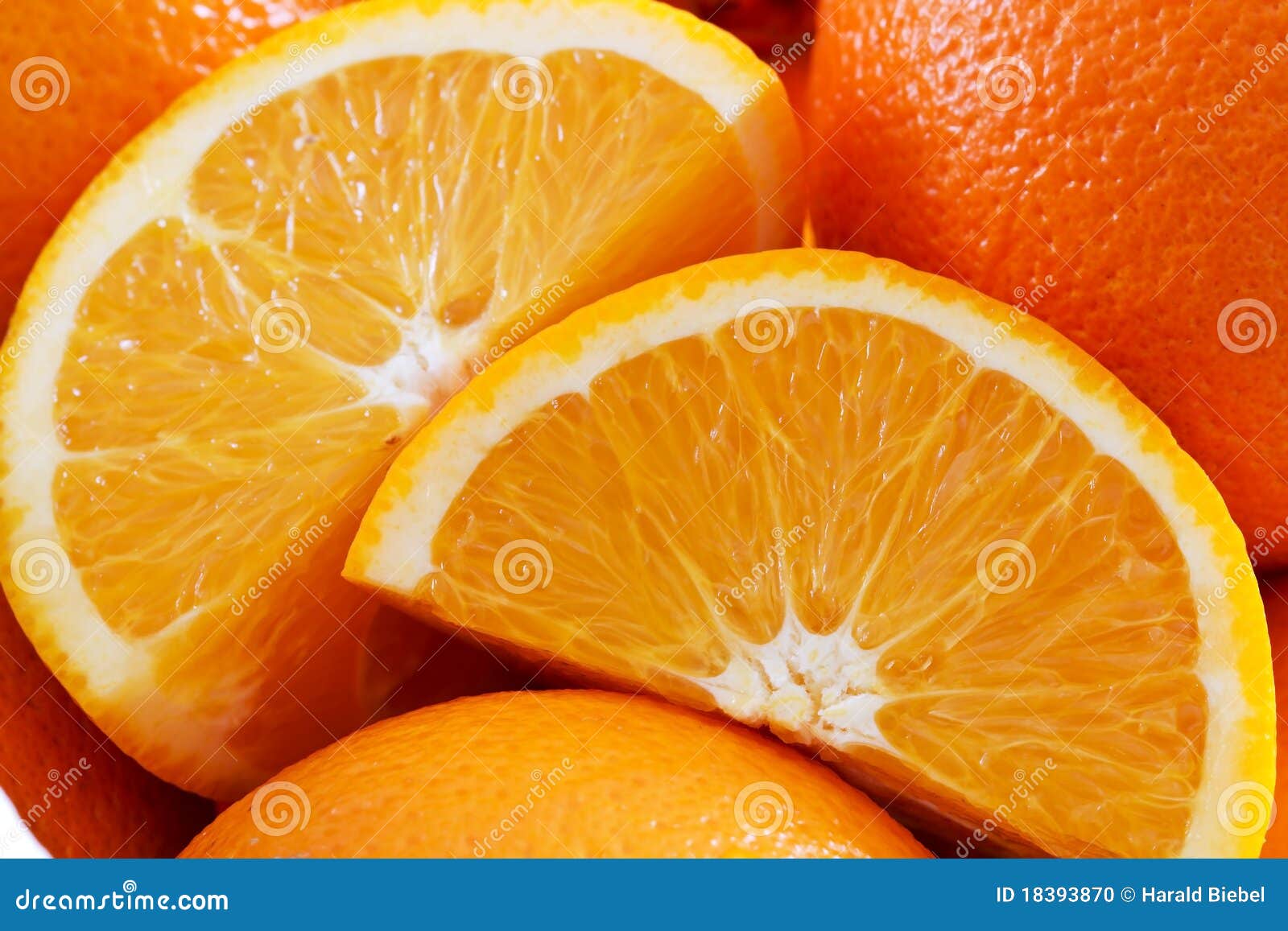 Fresh Orange Slices stock photo. Image of format, orange - 18393870