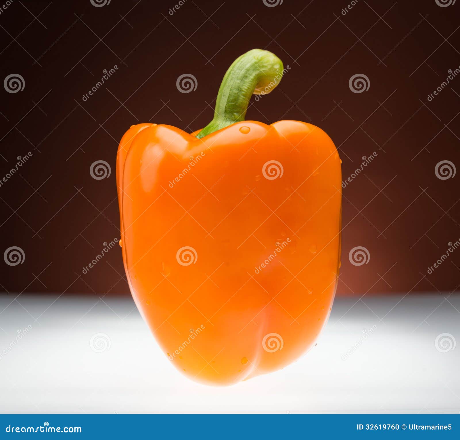 Fresh orange sweet pepper stock photo. Image of organic - 32619760