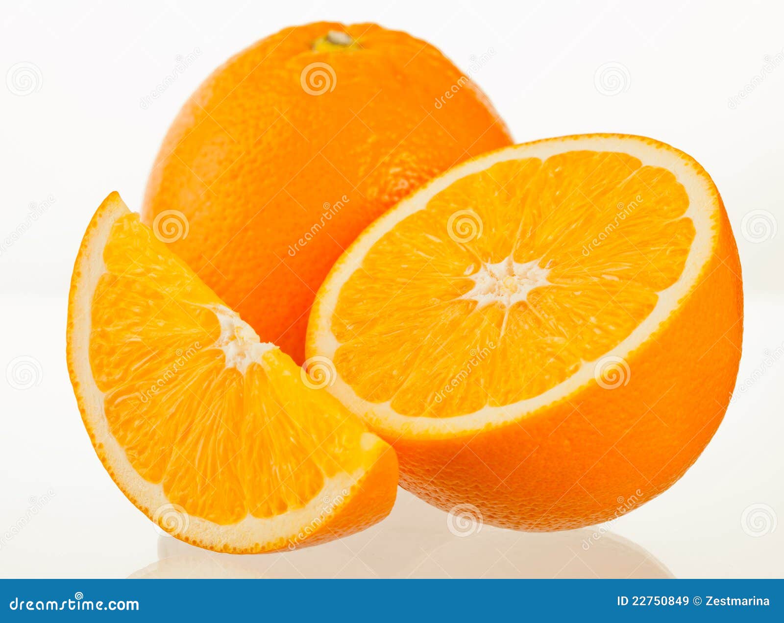 Fresh oranges stock image. Image of bright, healthy, horizontal - 22750849