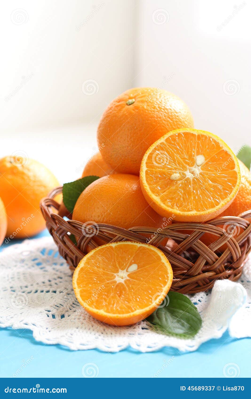 Fresh oranges stock image. Image of crust, agriculture - 45689337
