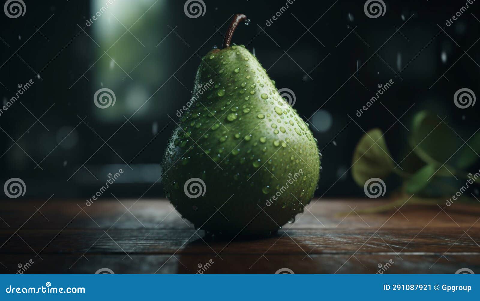 Fresh Organic Fruit on a Wet Table, a Healthy Snack Generated by AI ...