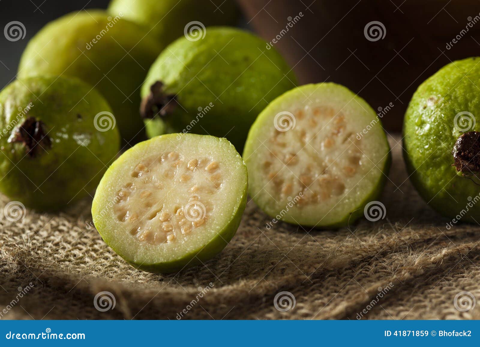 Fresh Organic Green Guava stock image. Image of nutrition - 41871859