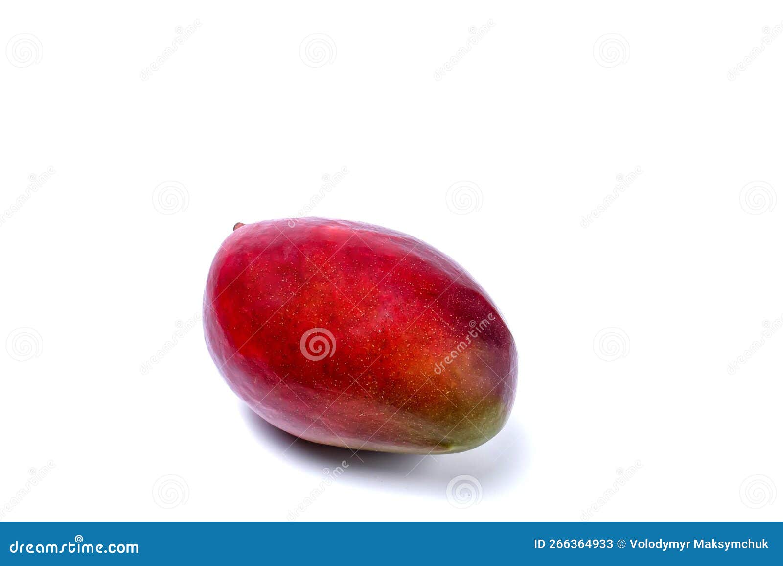 Fresh Organic Mango Isolated on White Background. Clipping Path Mango ...