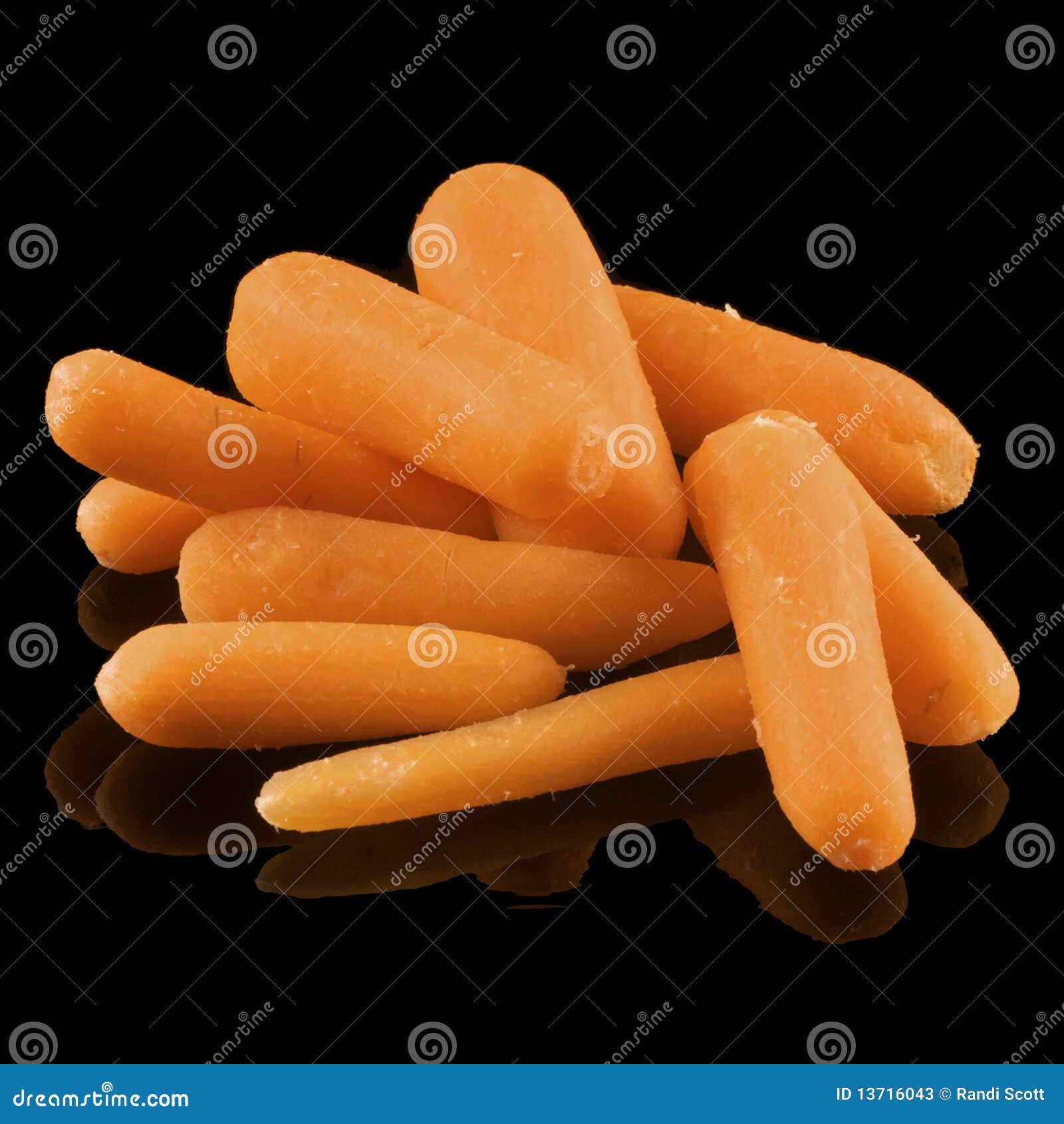 Fresh Organic Mini Carrots on Black Stock Image - Image of square ...