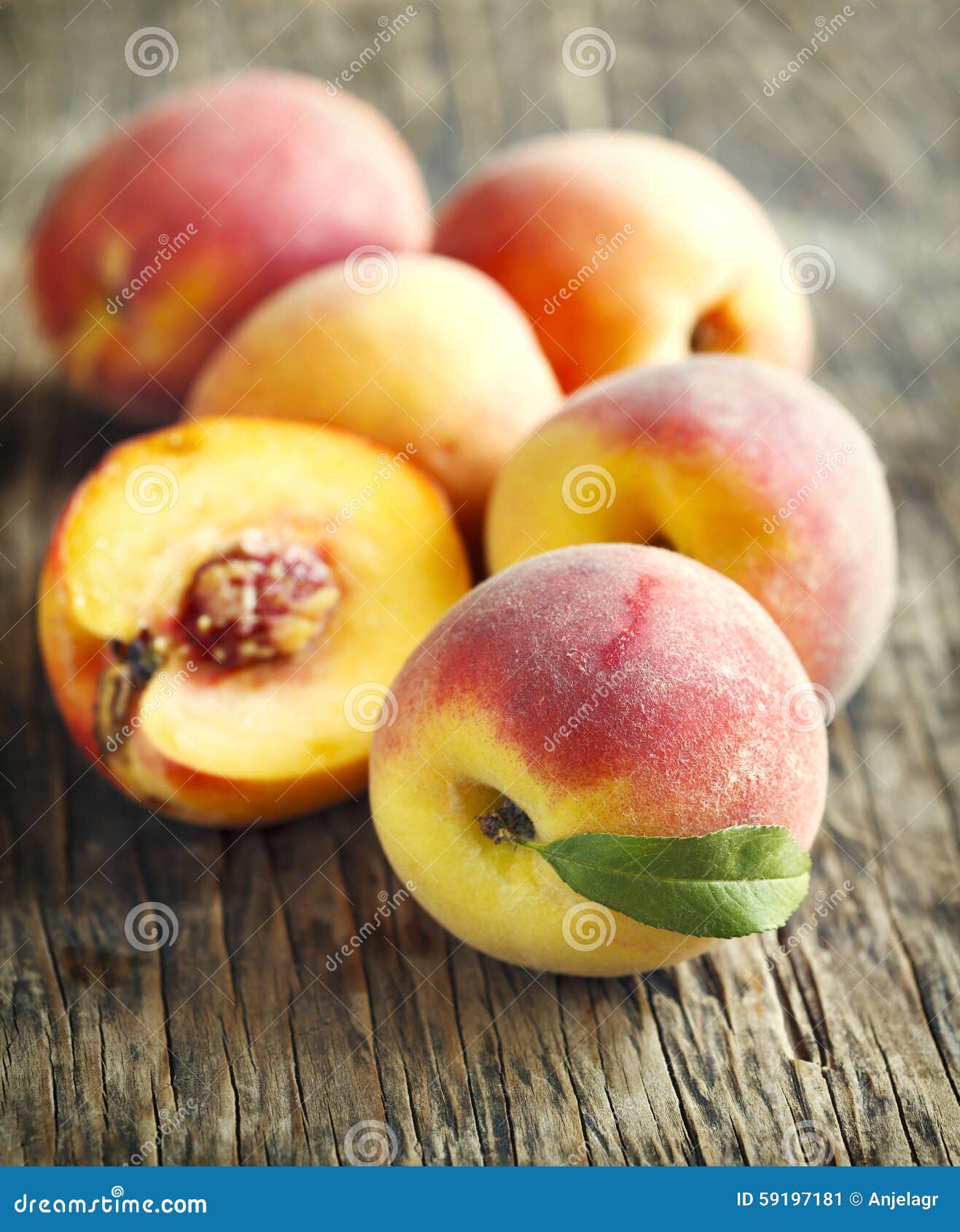 Fresh organic peaches stock image. Image of sweet, snack - 59197181