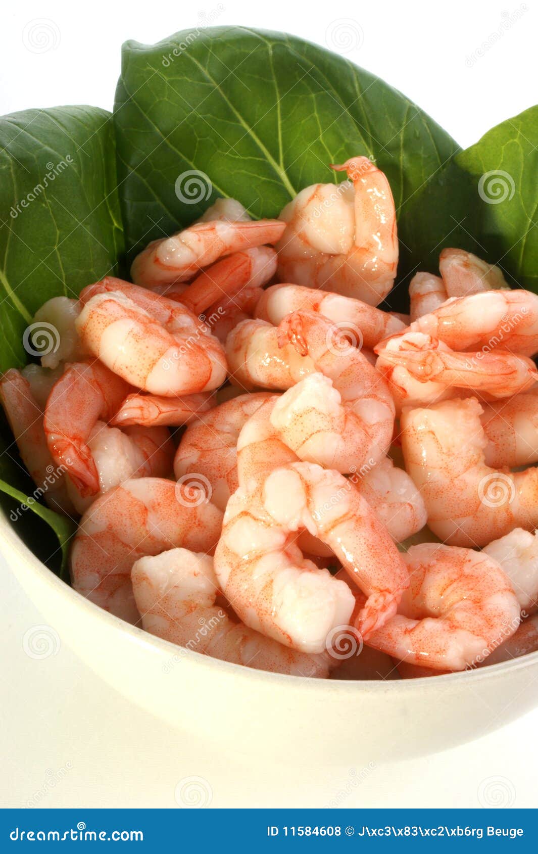 Fresh Organic Prawns Ready To Eat Stock Photo - Image of restaurant ...