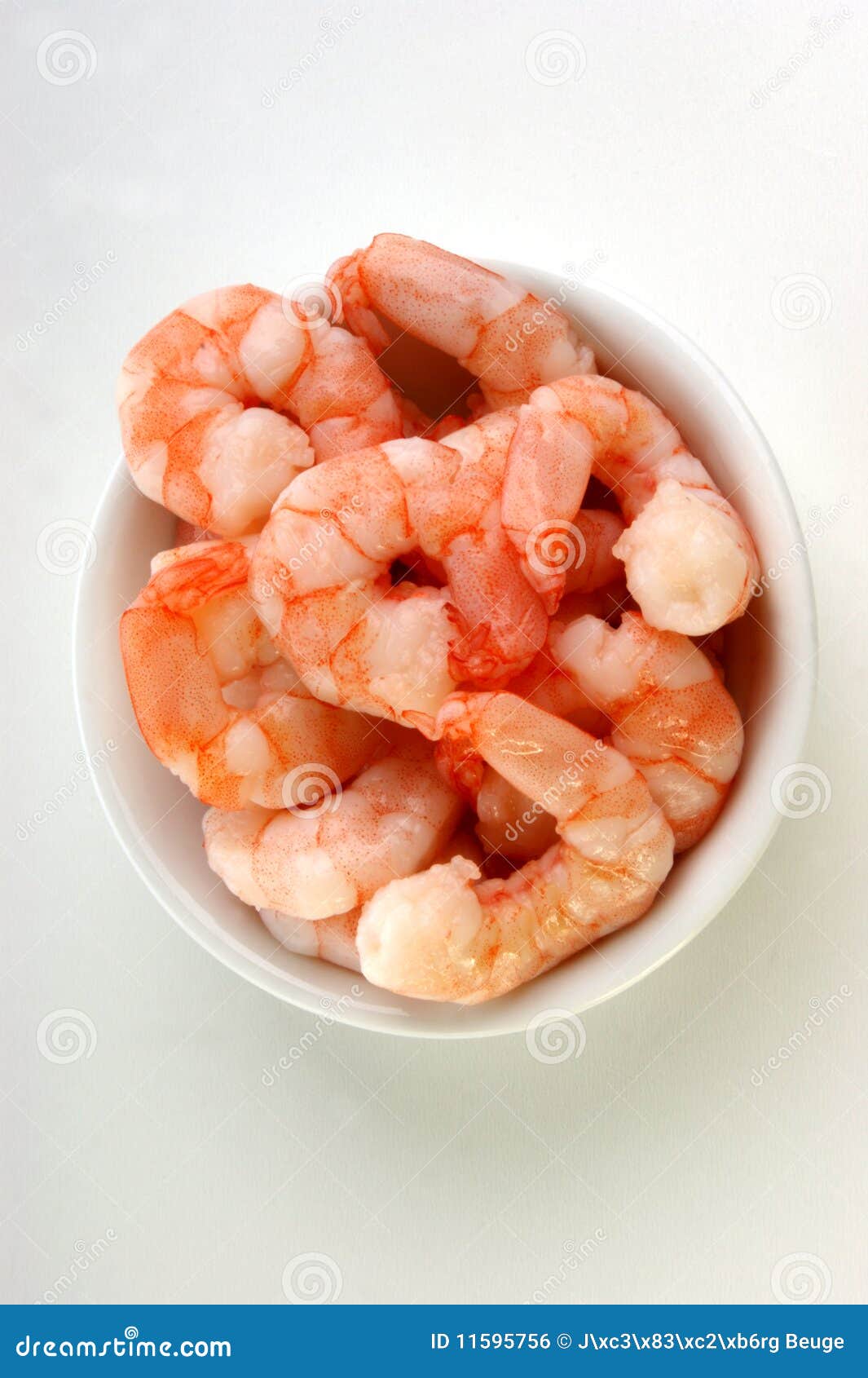 Fresh Organic Prawns Ready To Eat Stock Photo - Image of boiled, fine ...