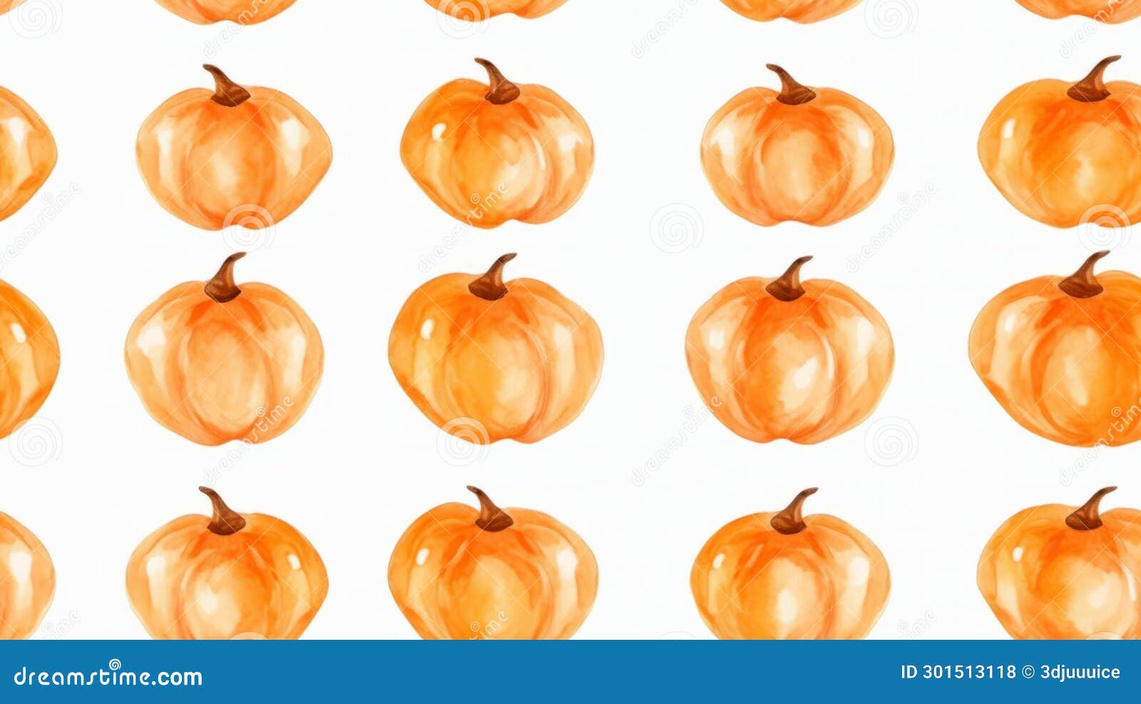 Fresh Organic Pumpkin Vegetable Horizontal Seamless Background. Stock ...