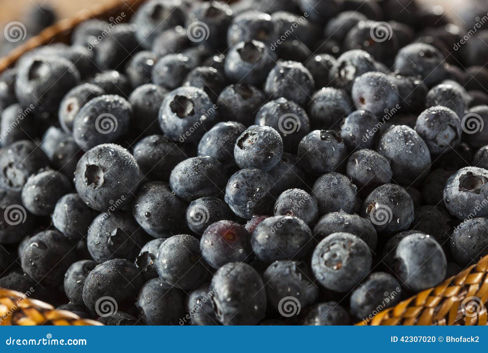 Fresh Organic Raw Blueberries Stock Photo - Image of berry, natural ...