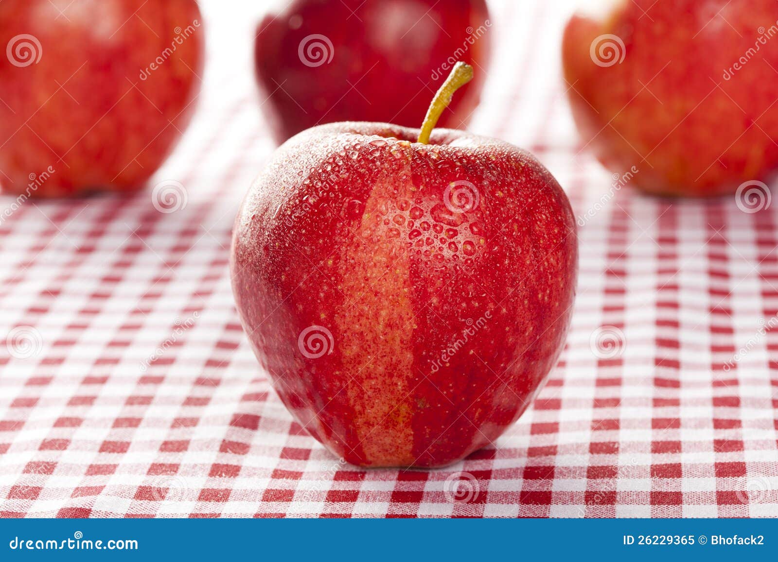 Fresh Organic Red Apple stock image. Image of dieting - 26229365