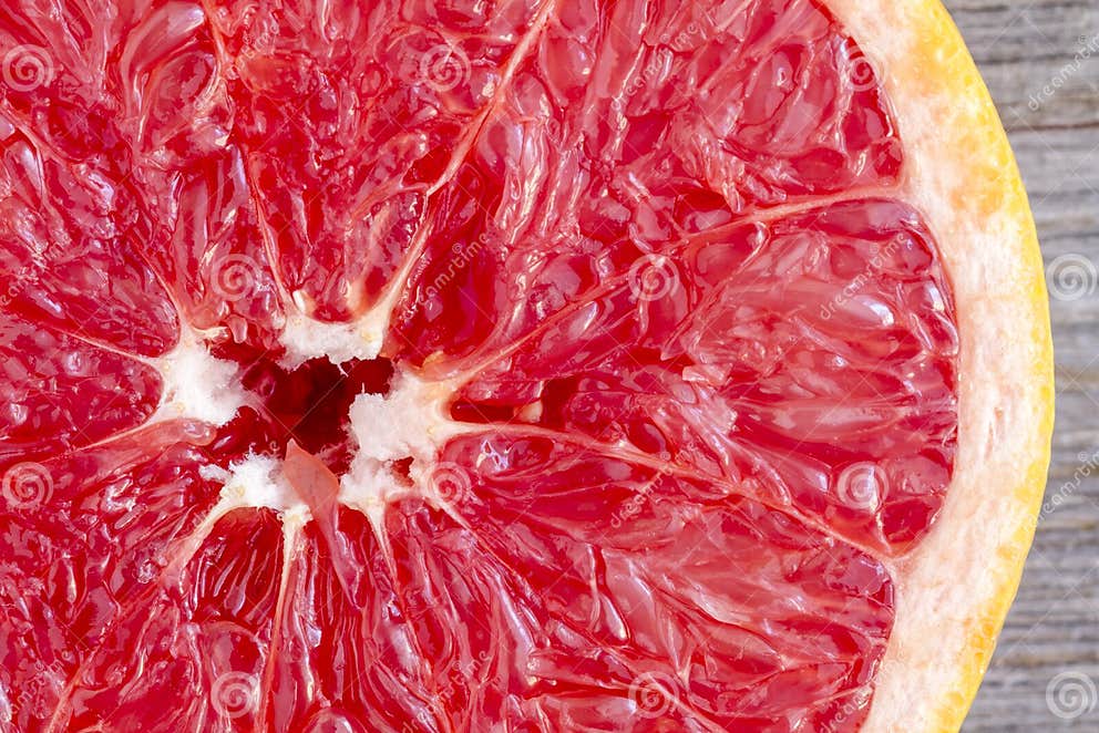 Fresh Organic Ruby Red Grapefruit Stock Photo - Image of healthy ...