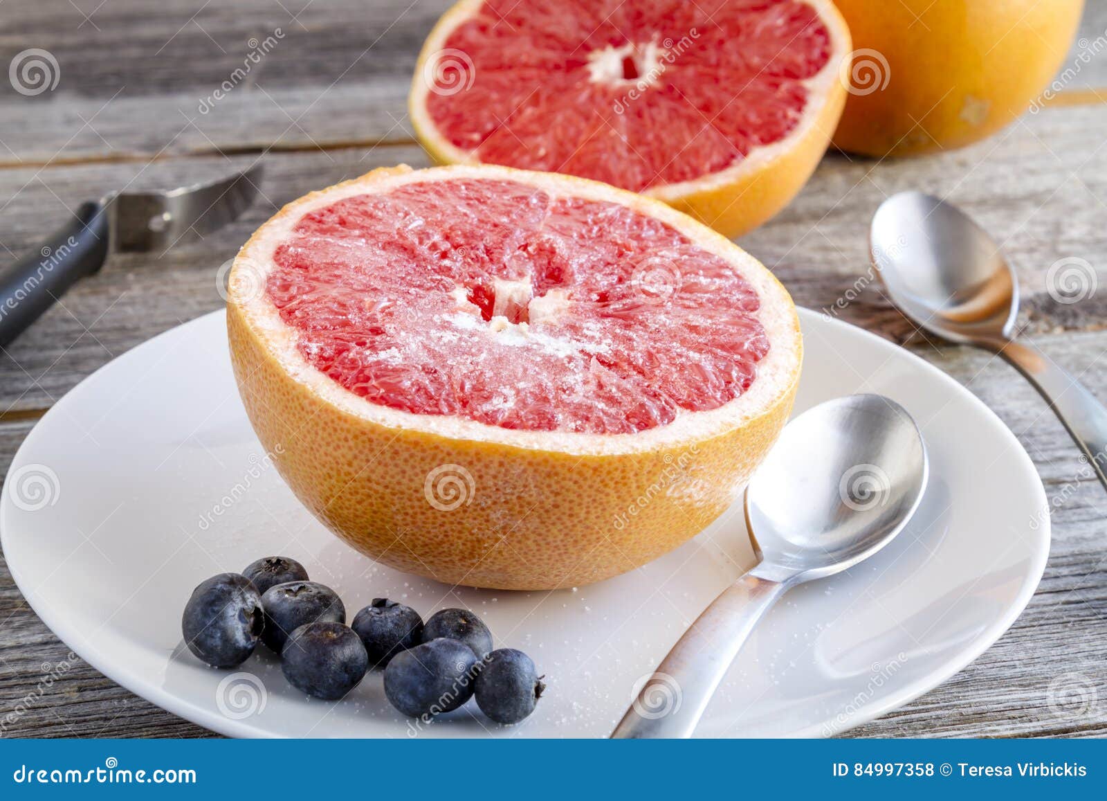 Fresh Organic Ruby Red Grapefruit Stock Photo - Image of round, close ...