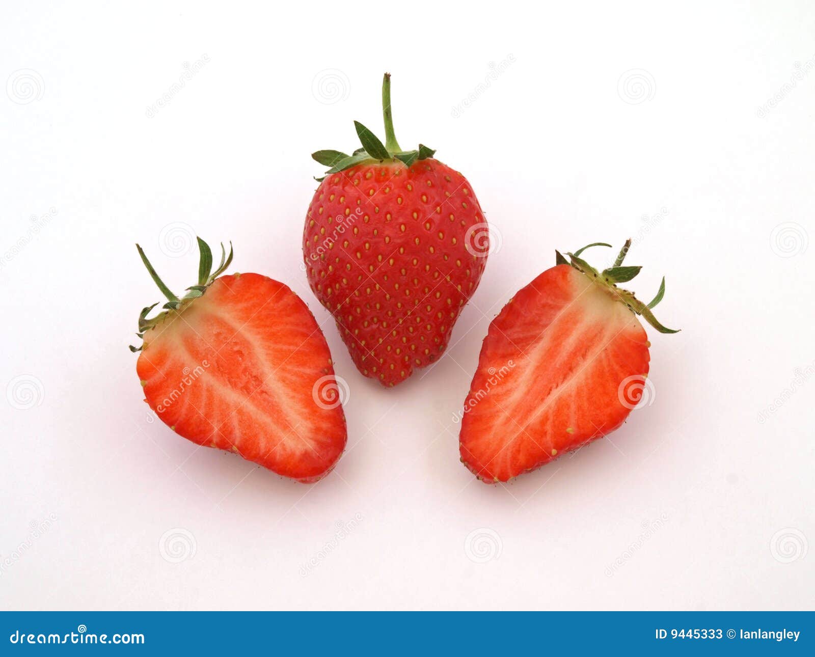 Fresh Organic Strawberries. Stock Image - Image of straw, cold: 9445333
