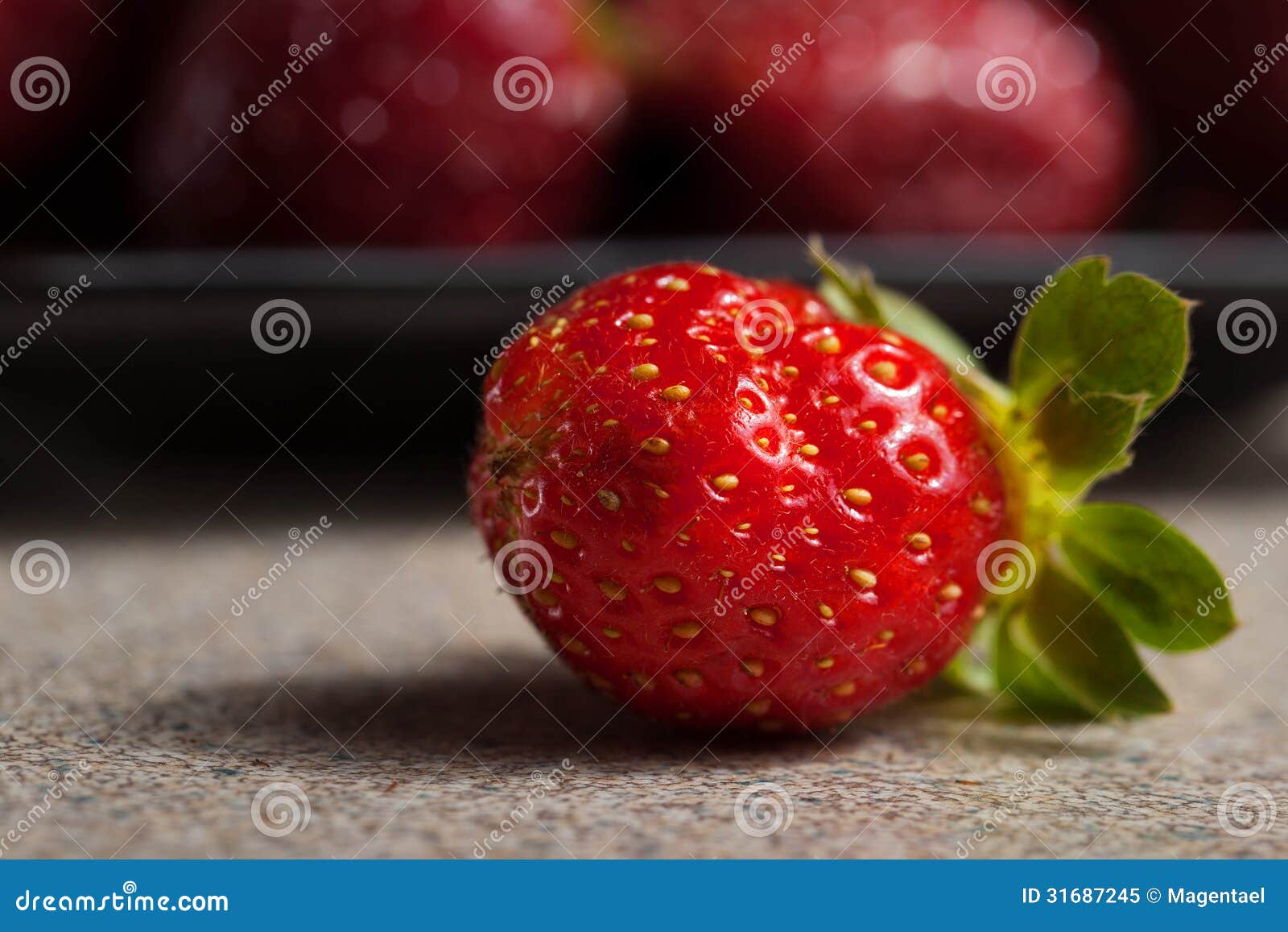 Fresh organic strawberries stock image. Image of nature - 31687245