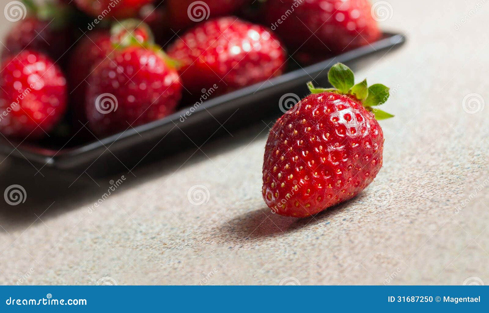 Fresh organic strawberries stock photo. Image of healthy - 31687250