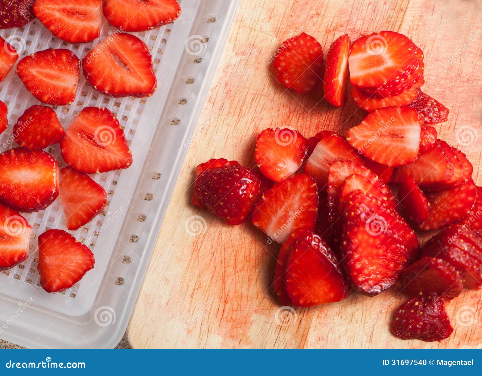 Fresh organic strawberries stock photo. Image of nutritious - 31697540
