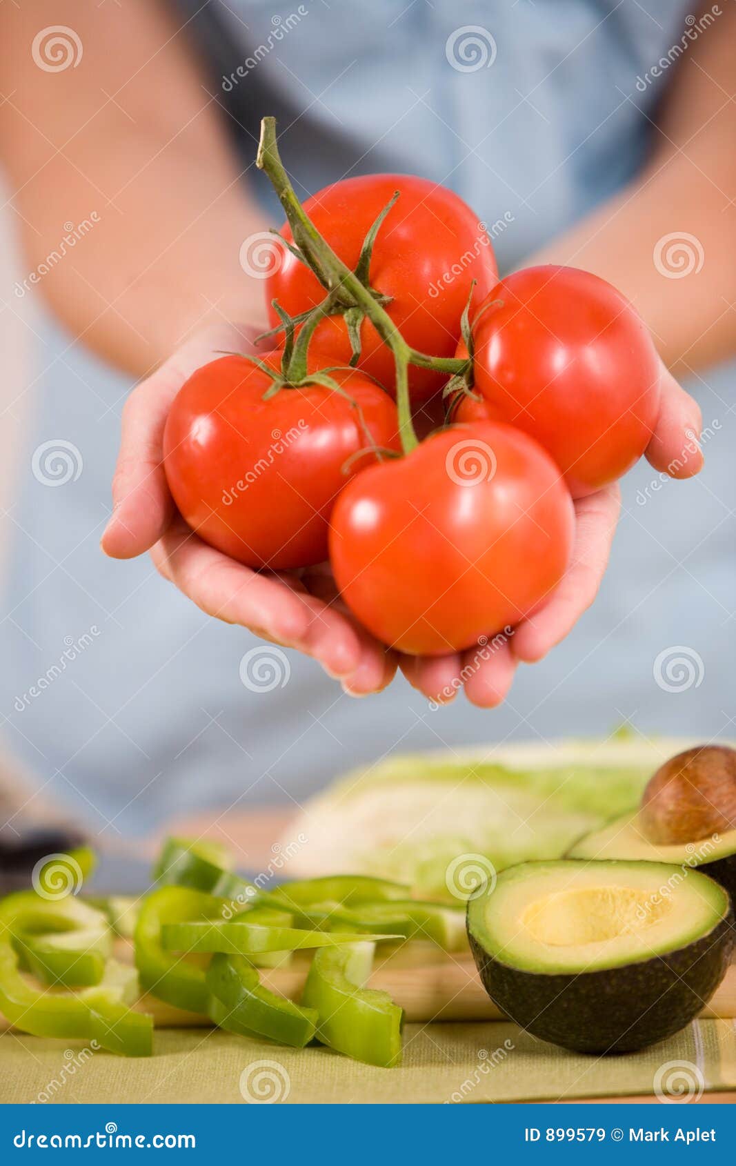 Fresh Organic Tomatoes stock image. Image of green, healthy - 899579