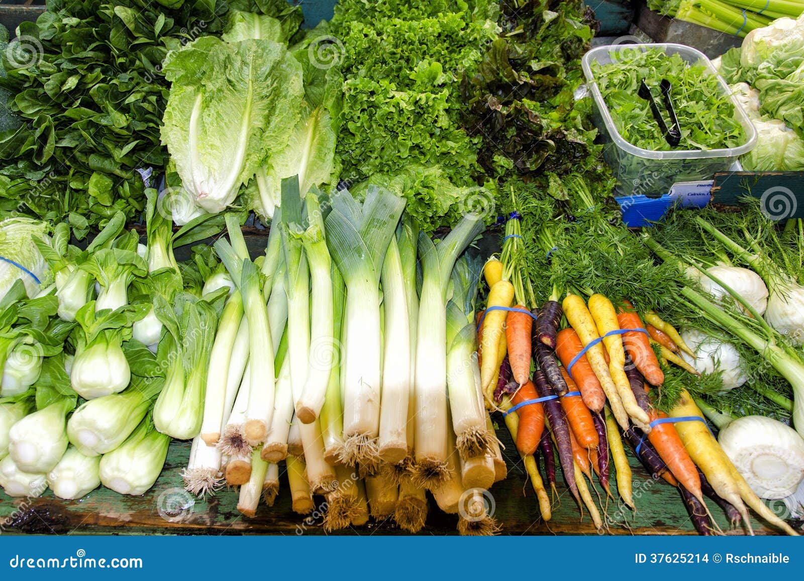 Fresh Organic Vegetables on Display Stock Photo - Image of bounty ...