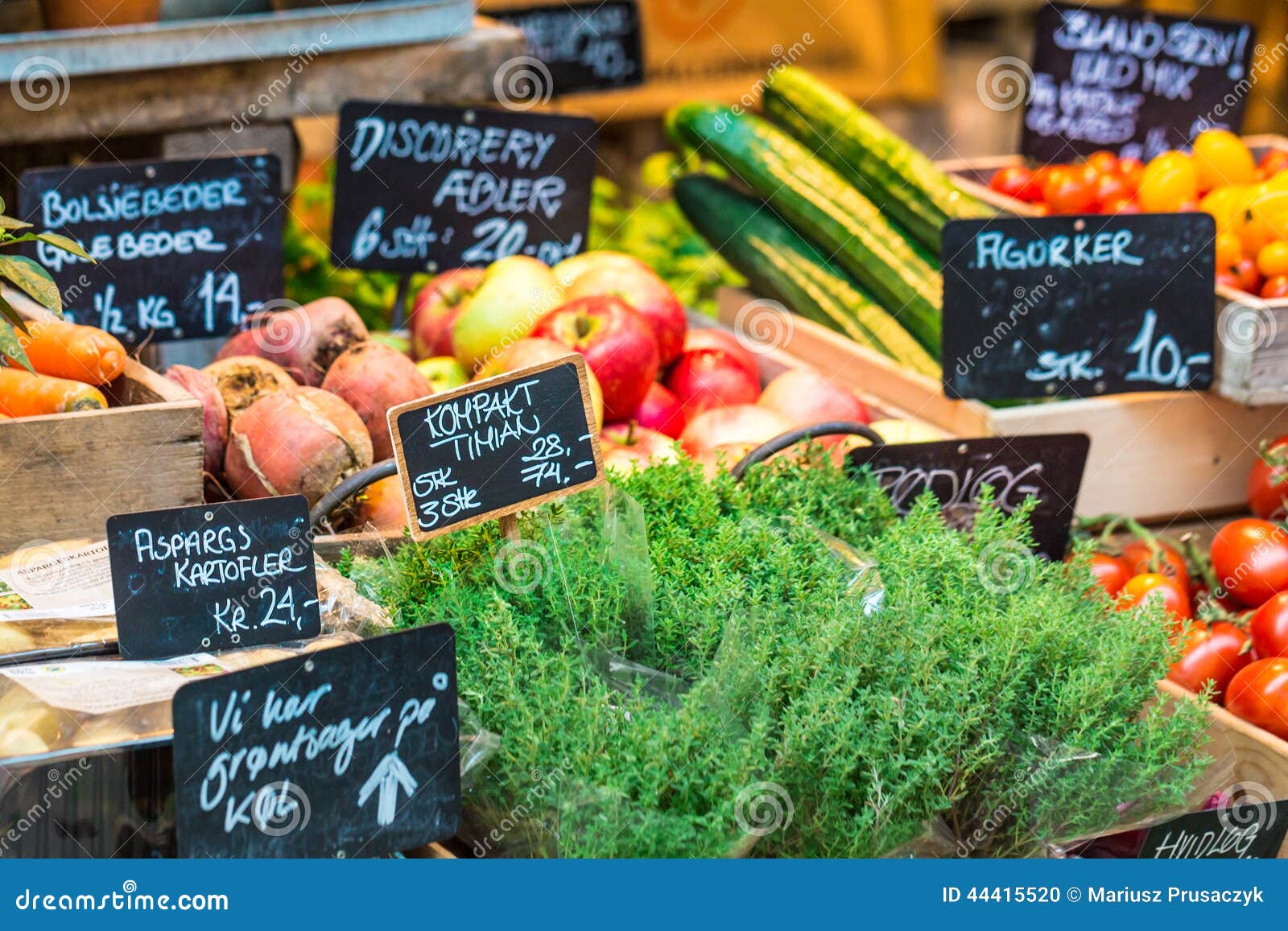 Fresh and Organic Vegetables at Farmers Market Stock Photo - Image of ...
