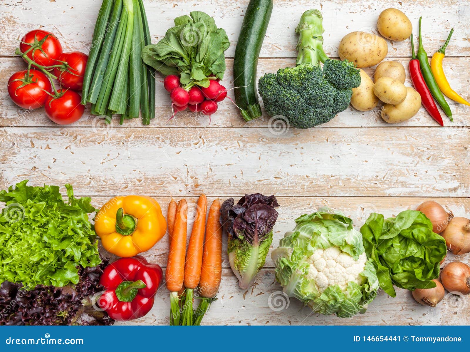 Fresh Organic Vegetables on Rustic Background Stock Image - Image of ...