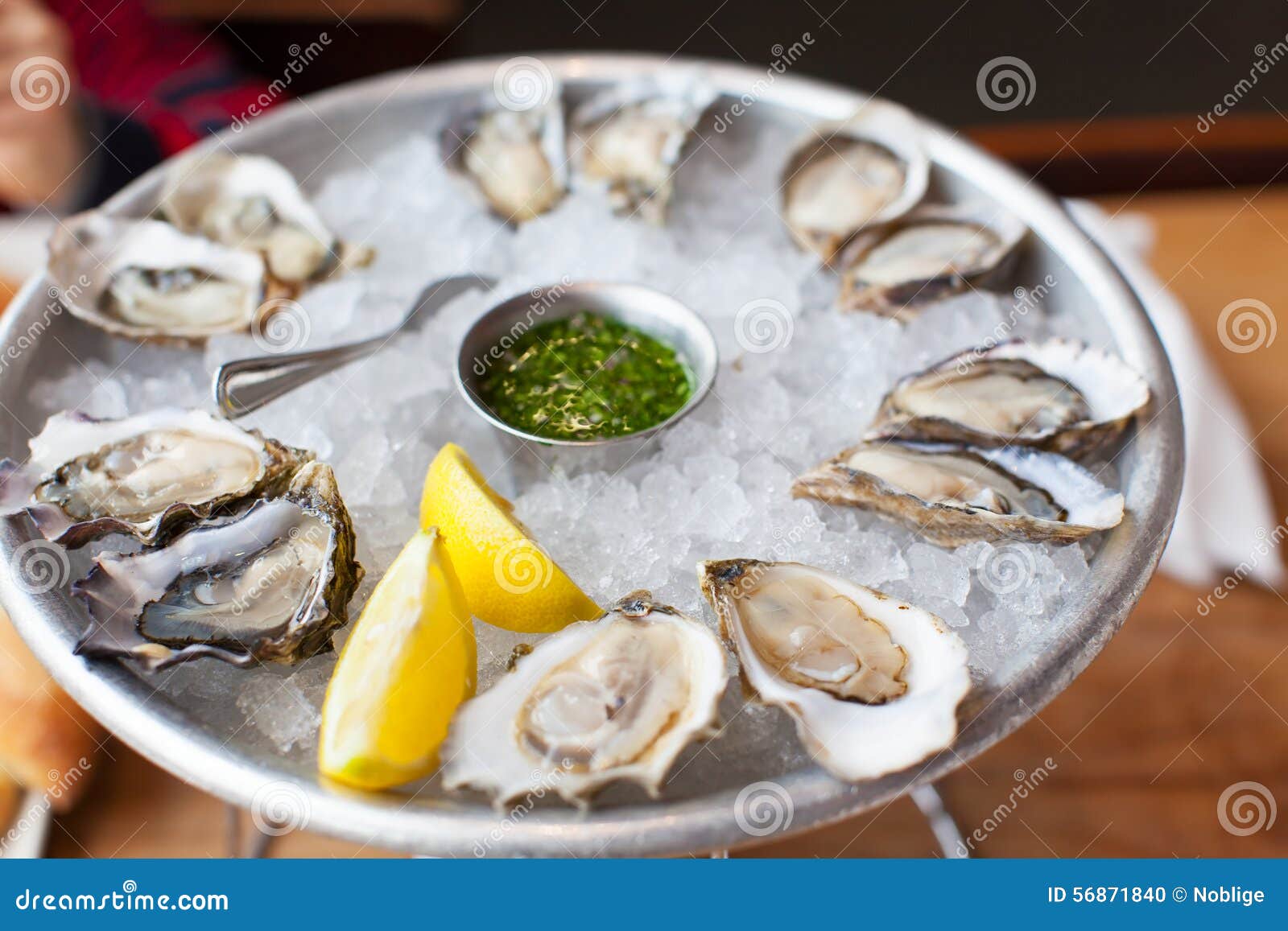 Fresh oysters stock photo. Image of fresh, citrus, freshness - 56871840