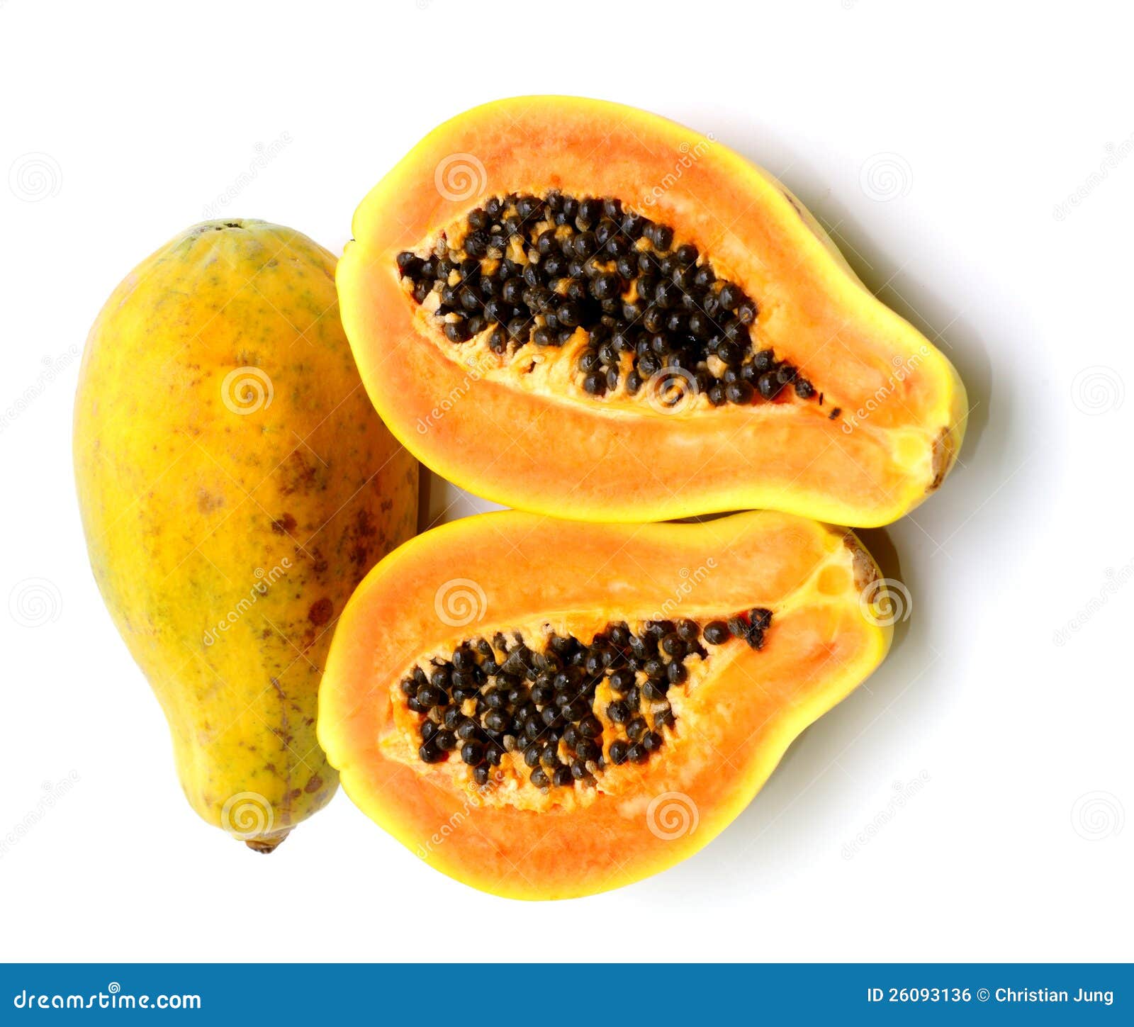 Fresh papaya stock photo. Image of papaya, fruits, food - 26093136