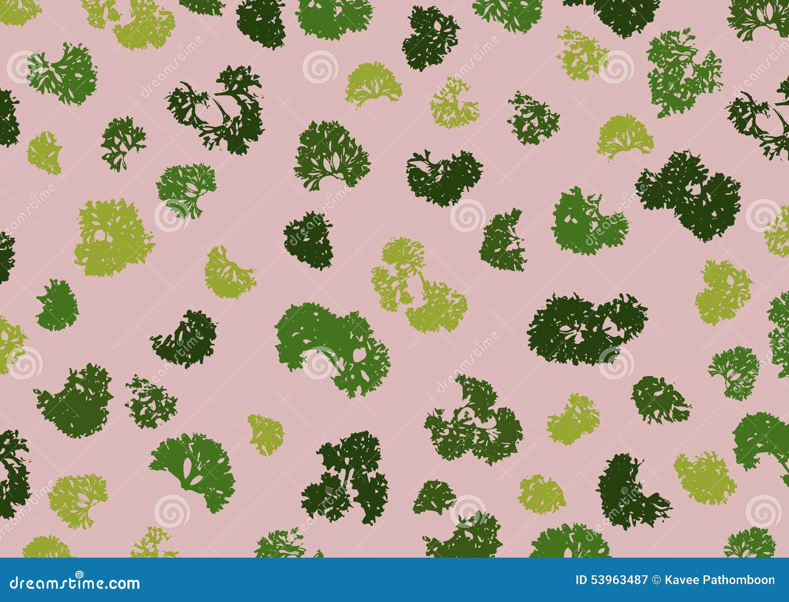 Fresh Parsley Arranged in a Pattern, Vector Illustration Stock ...