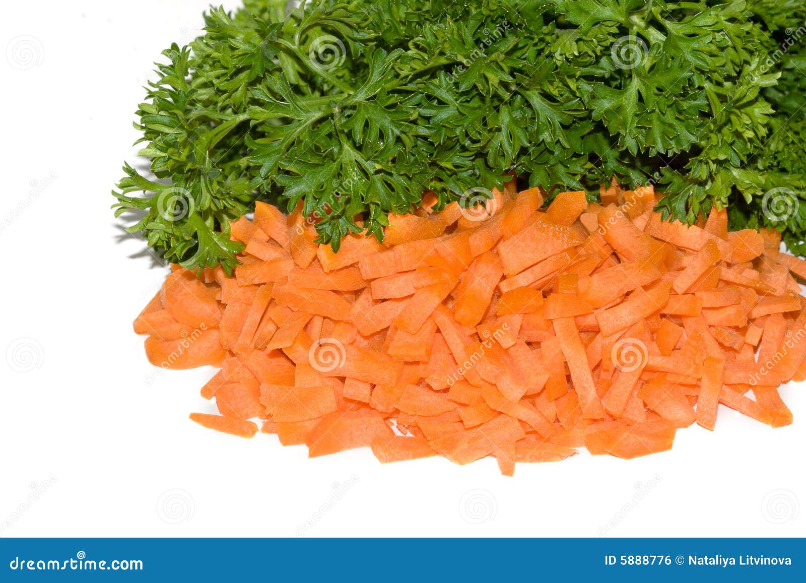 Fresh Parsley and Cut Carrot Stock Photo - Image of healthy, parsley ...