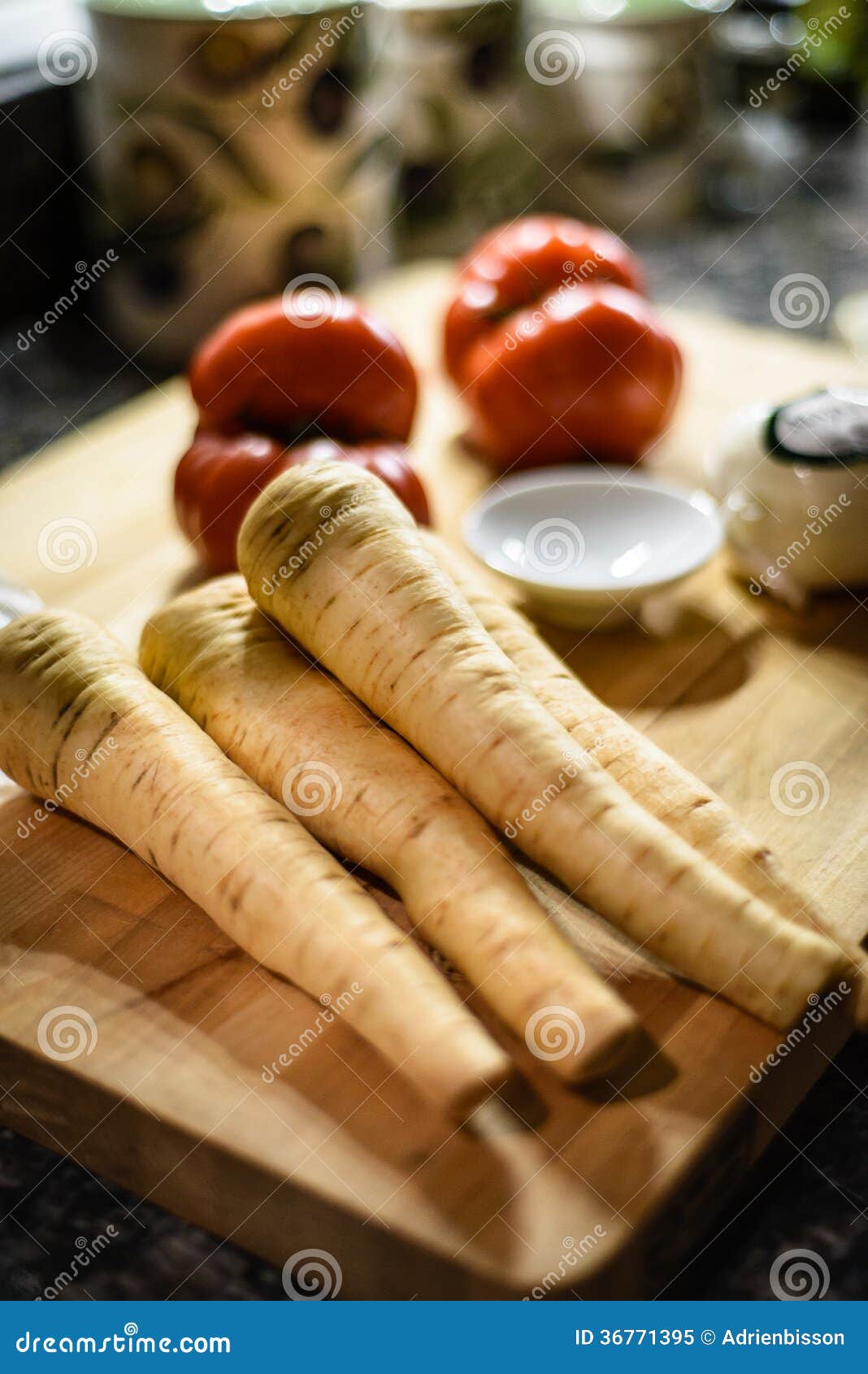 Fresh Parsnips and Tomatoes Stock Image - Image of food, parsnips: 36771395