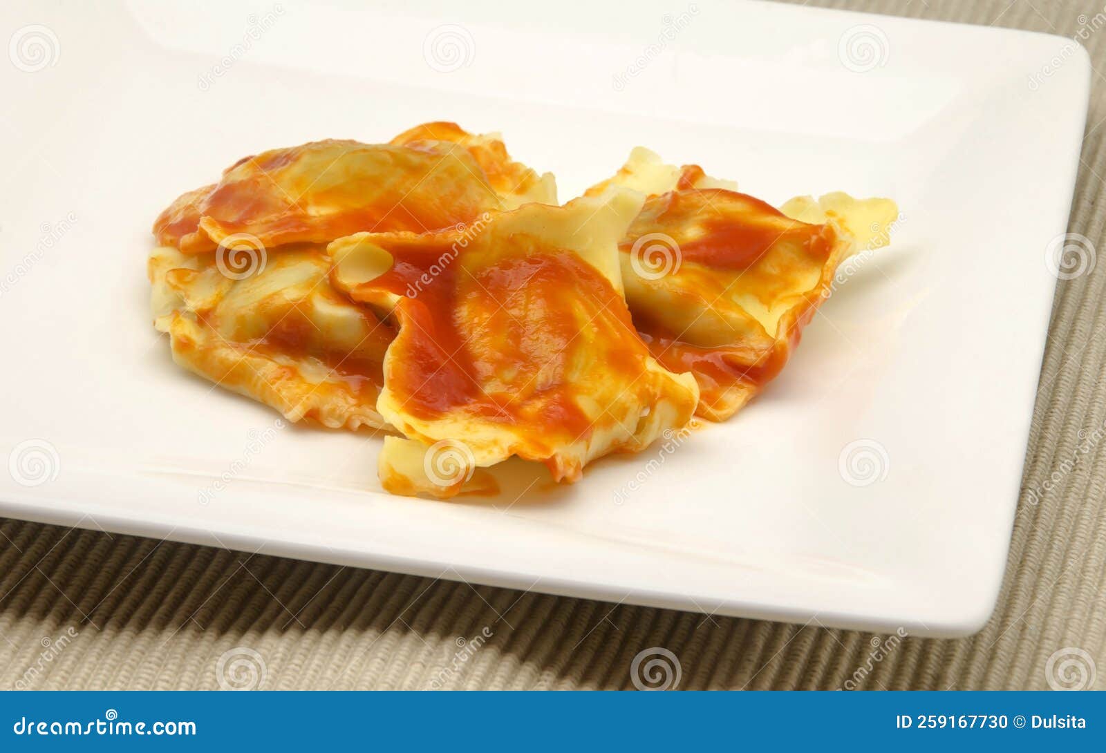 Fresh pasta ravioli stock photo. Image of health, ravioli - 259167730