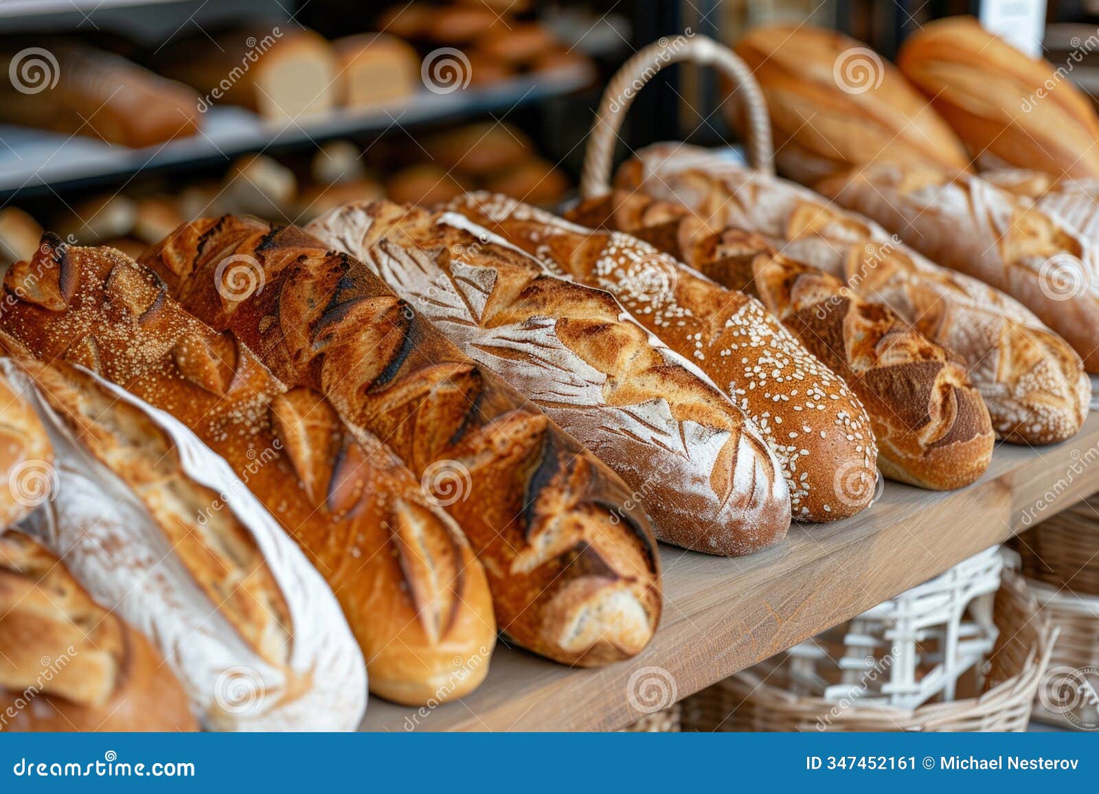 Fresh Pastries in the Bakery Stock Image - Image of dessert, assorted ...