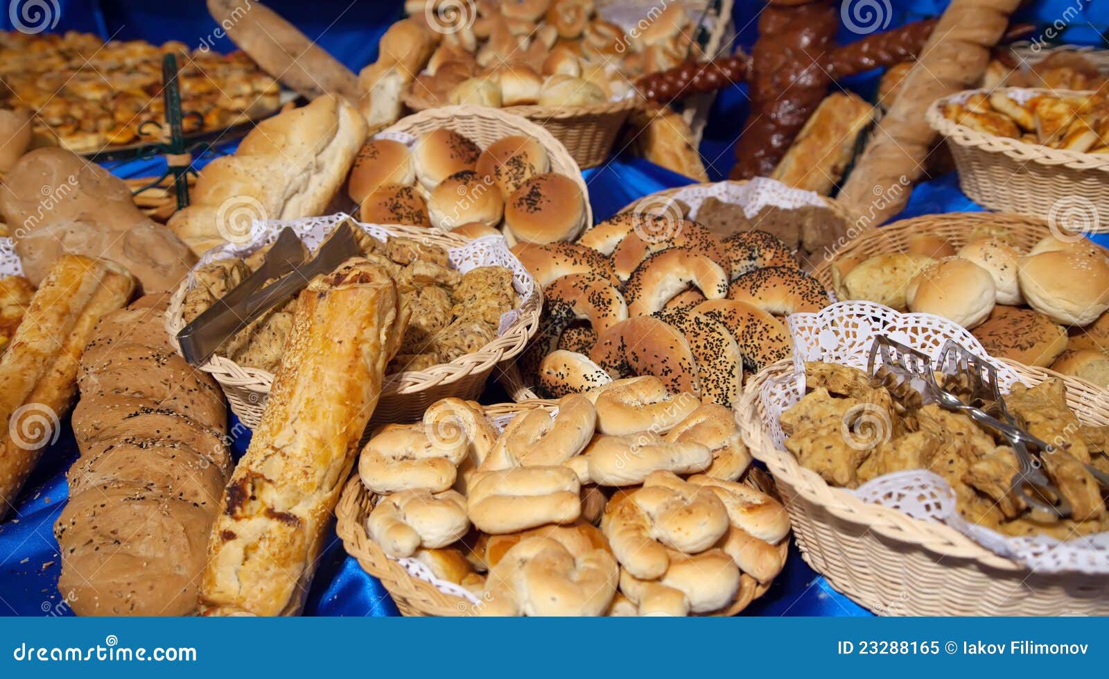 Fresh Pastry on Table in Buffet Stock Image - Image of bakery, vendor ...