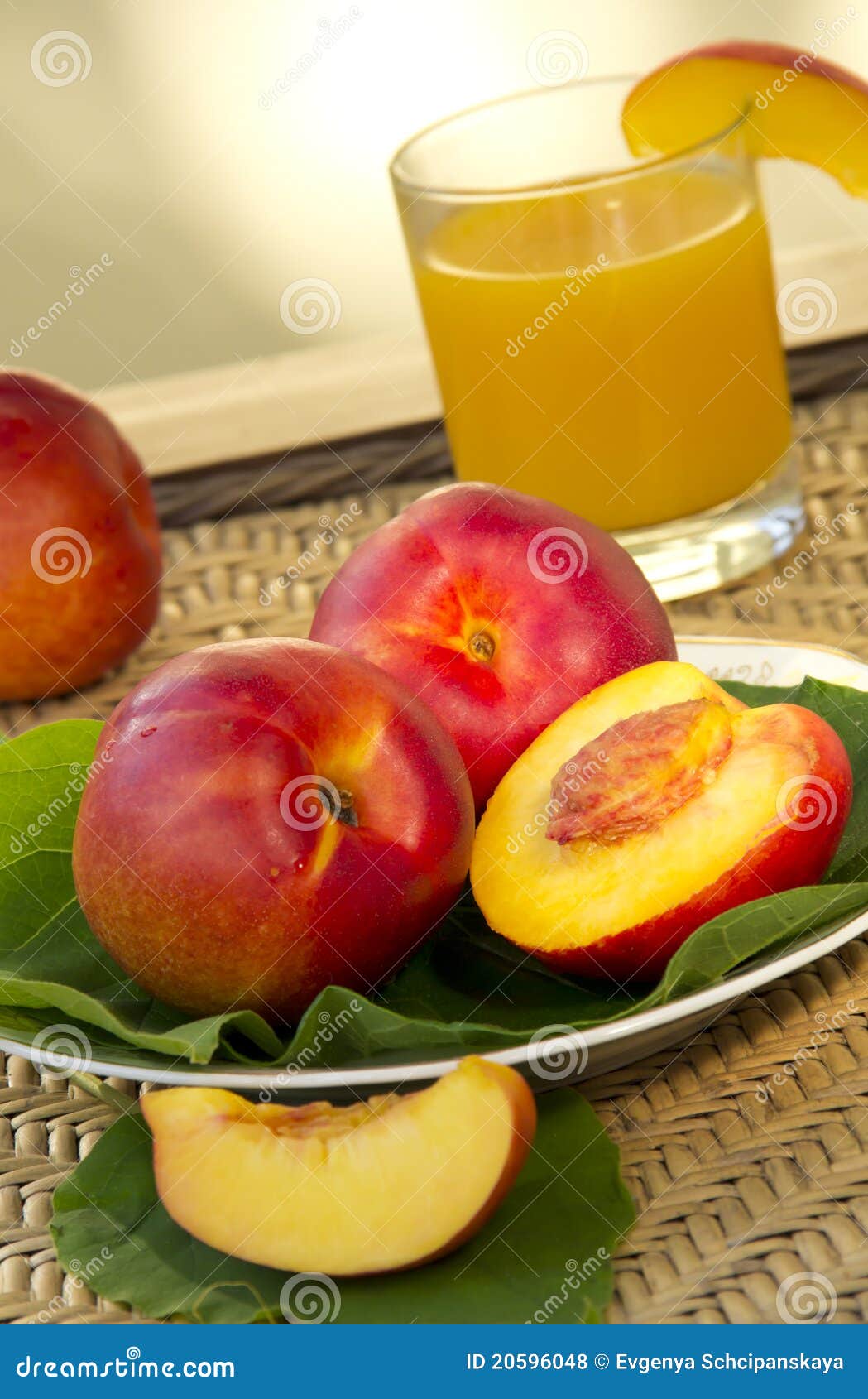 Fresh peaches stock photo. Image of green, healthy, summer - 20596048