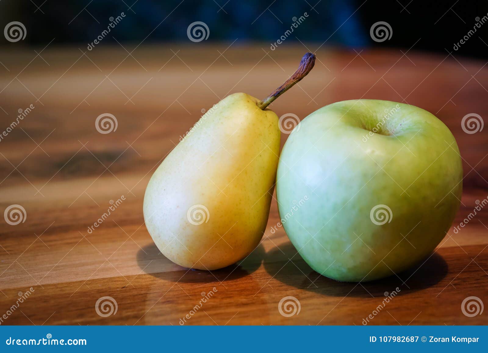 Fresh pear and apple stock image. Image of nature, organic - 107982687